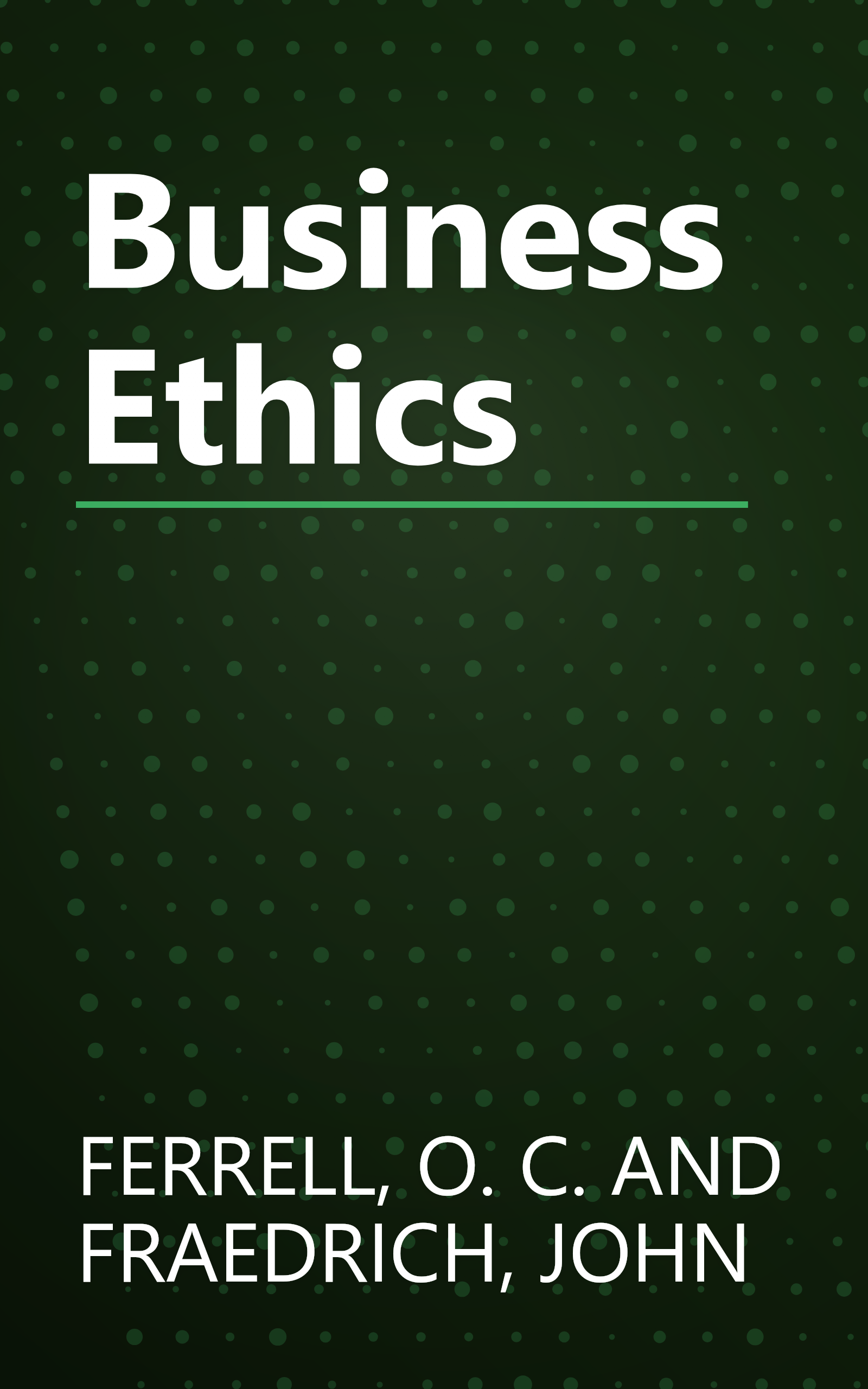 Business Ethics book cover
