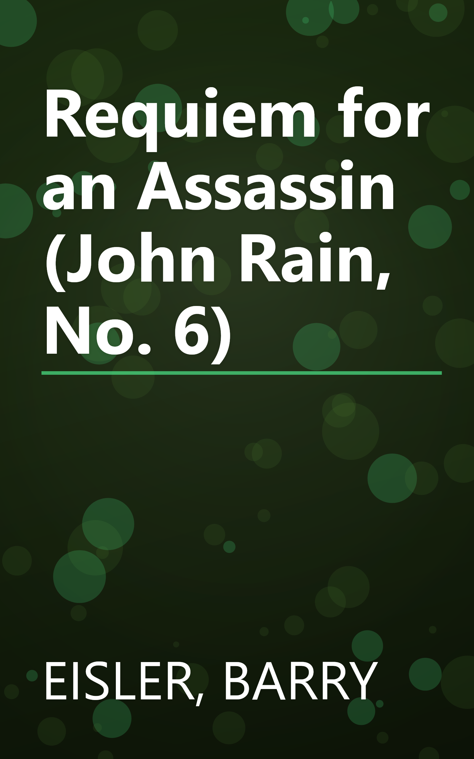 Requiem for an Assassin (John Rain, No. 6) book cover