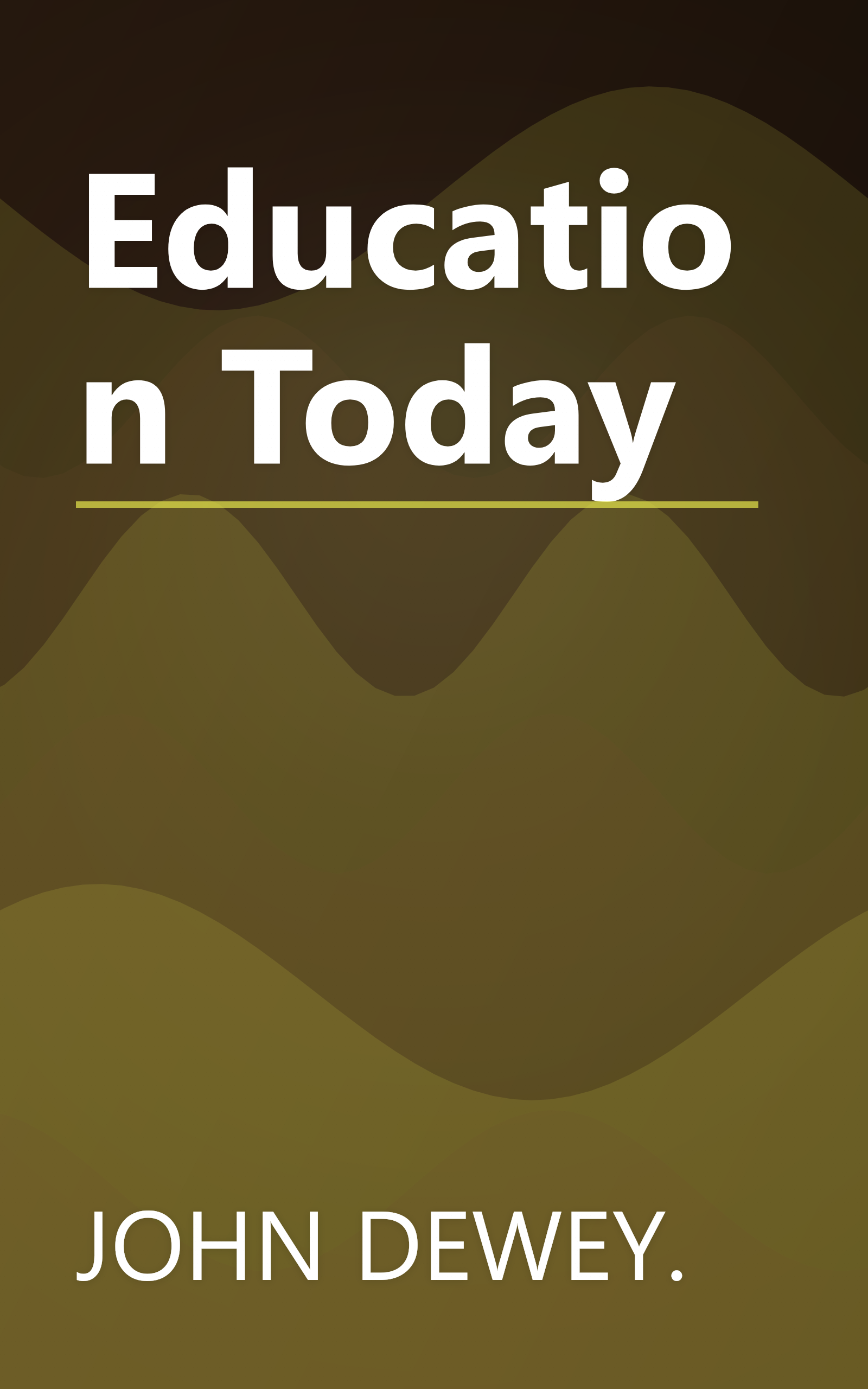 Education Today book cover