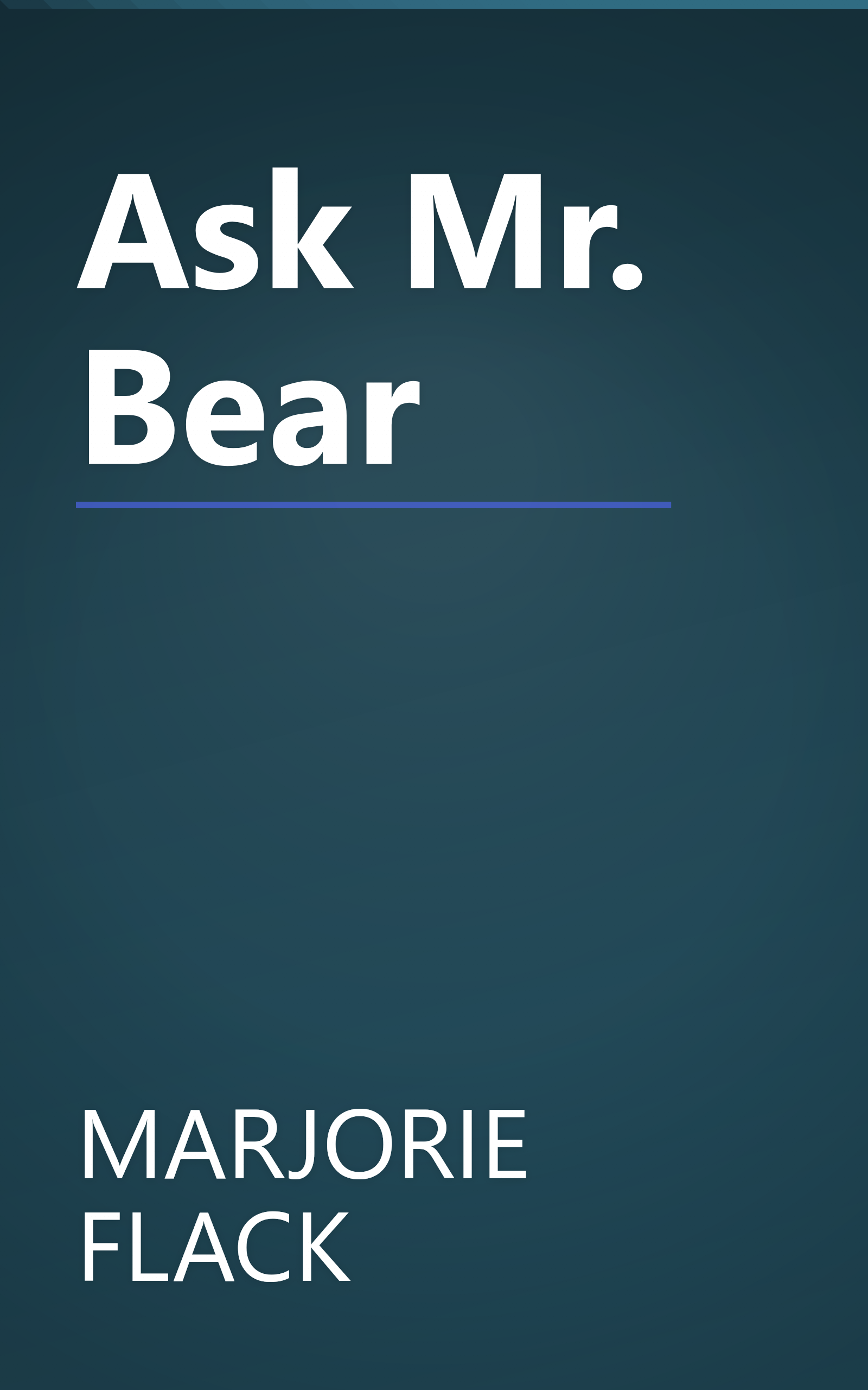 Ask Mr. Bear book cover
