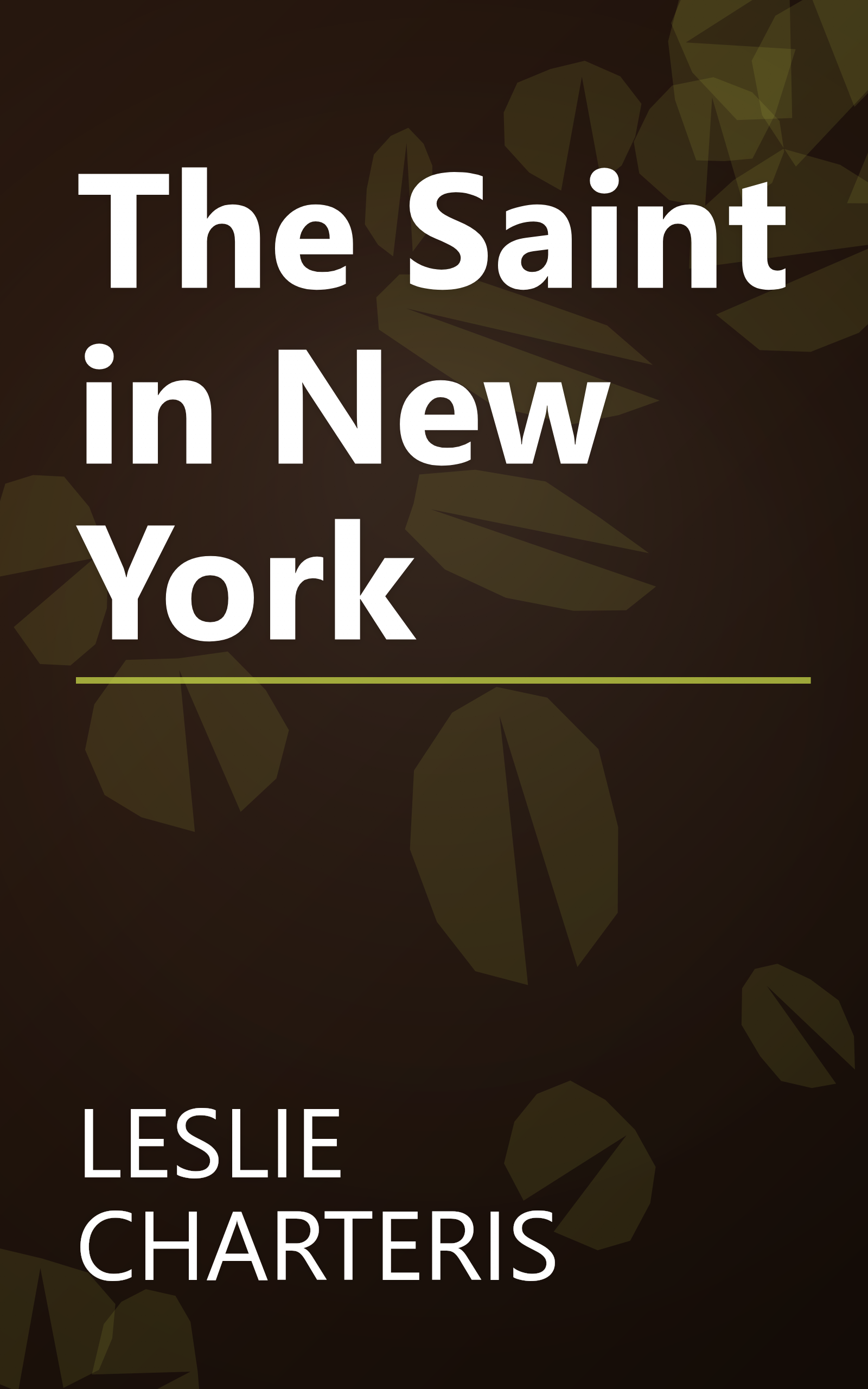 The Saint in New York book cover