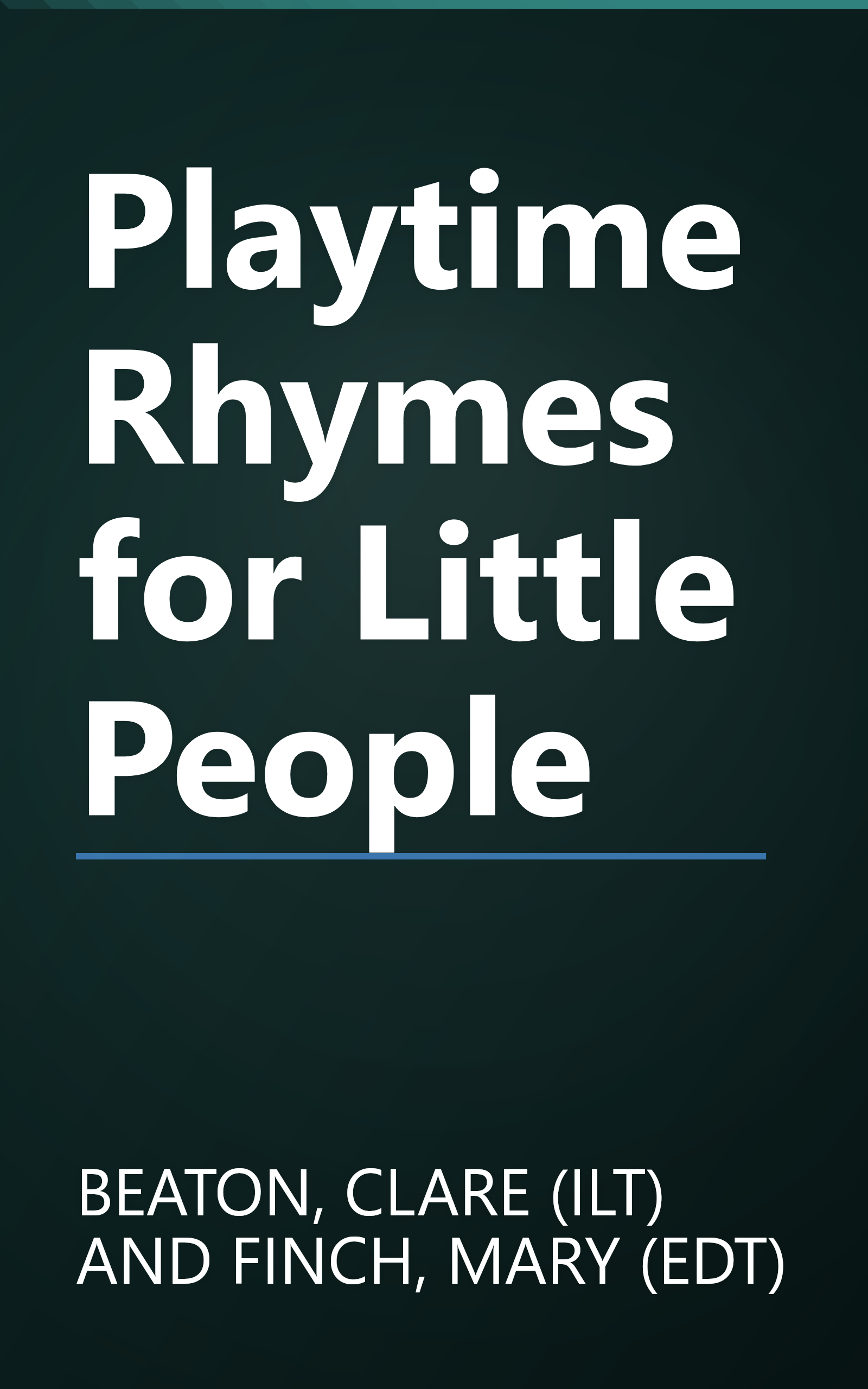 Playtime Rhymes for Little People book cover