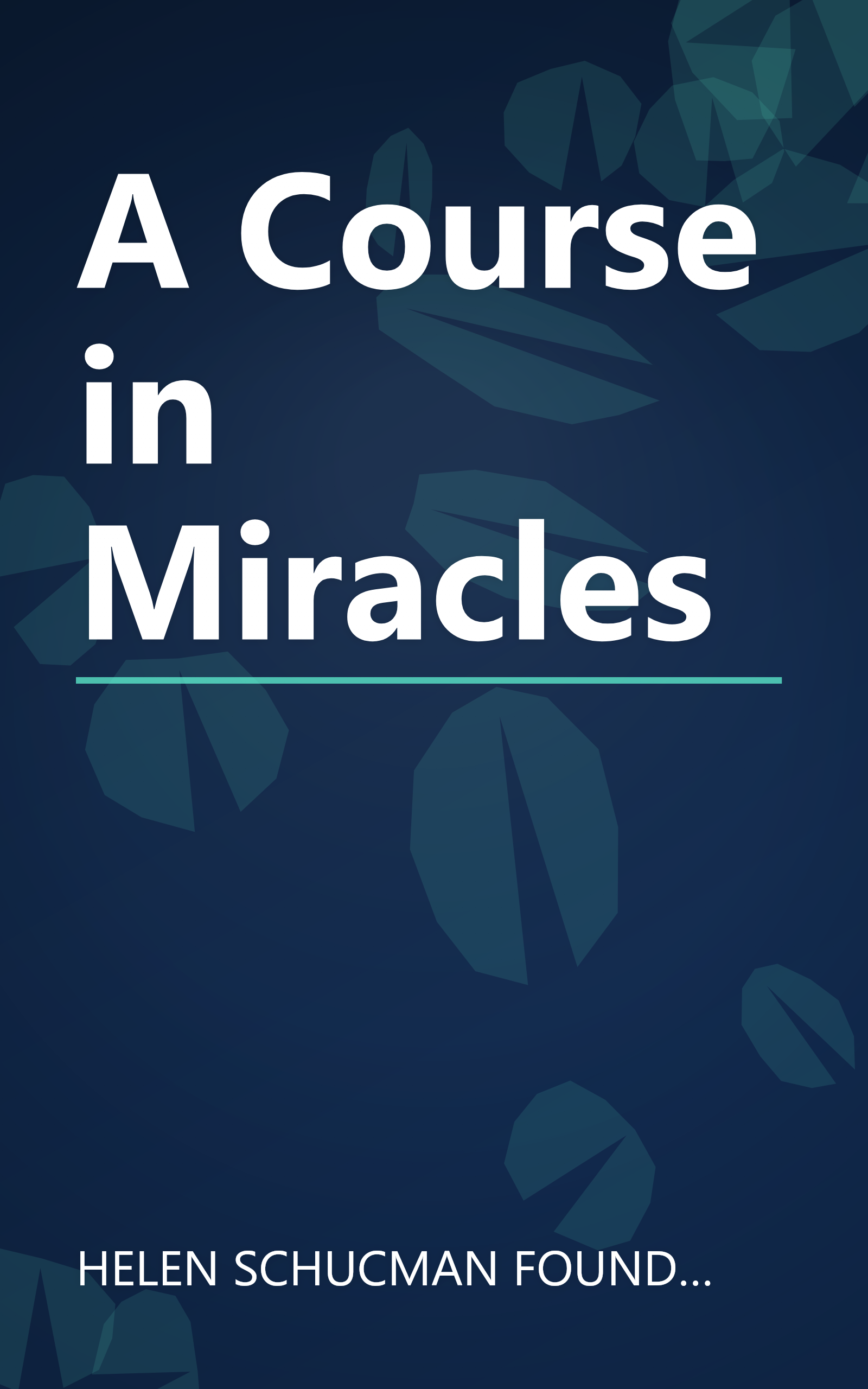 A Course in Miracles book cover
