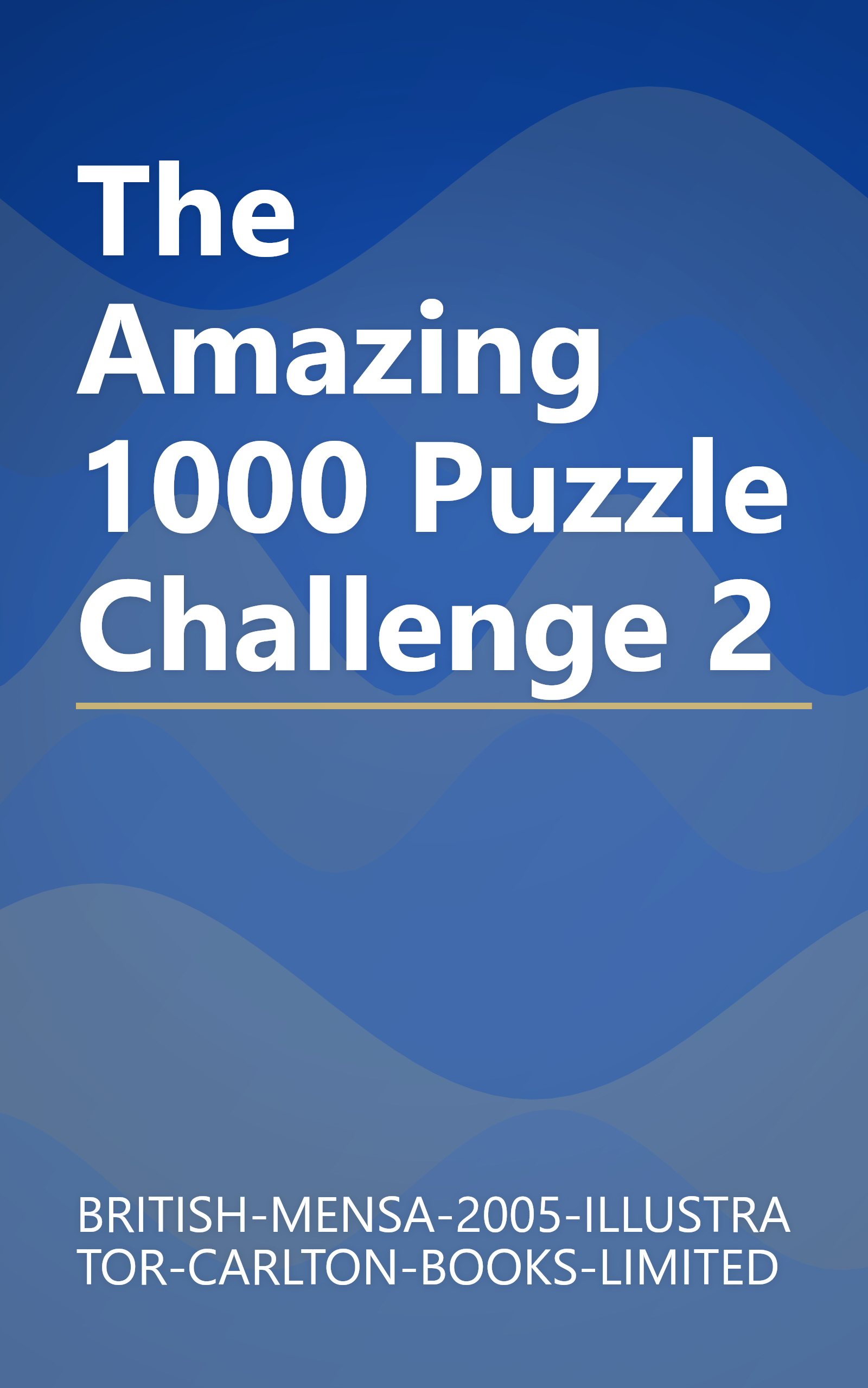 The Amazing 1000 Puzzle Challenge 2 book cover