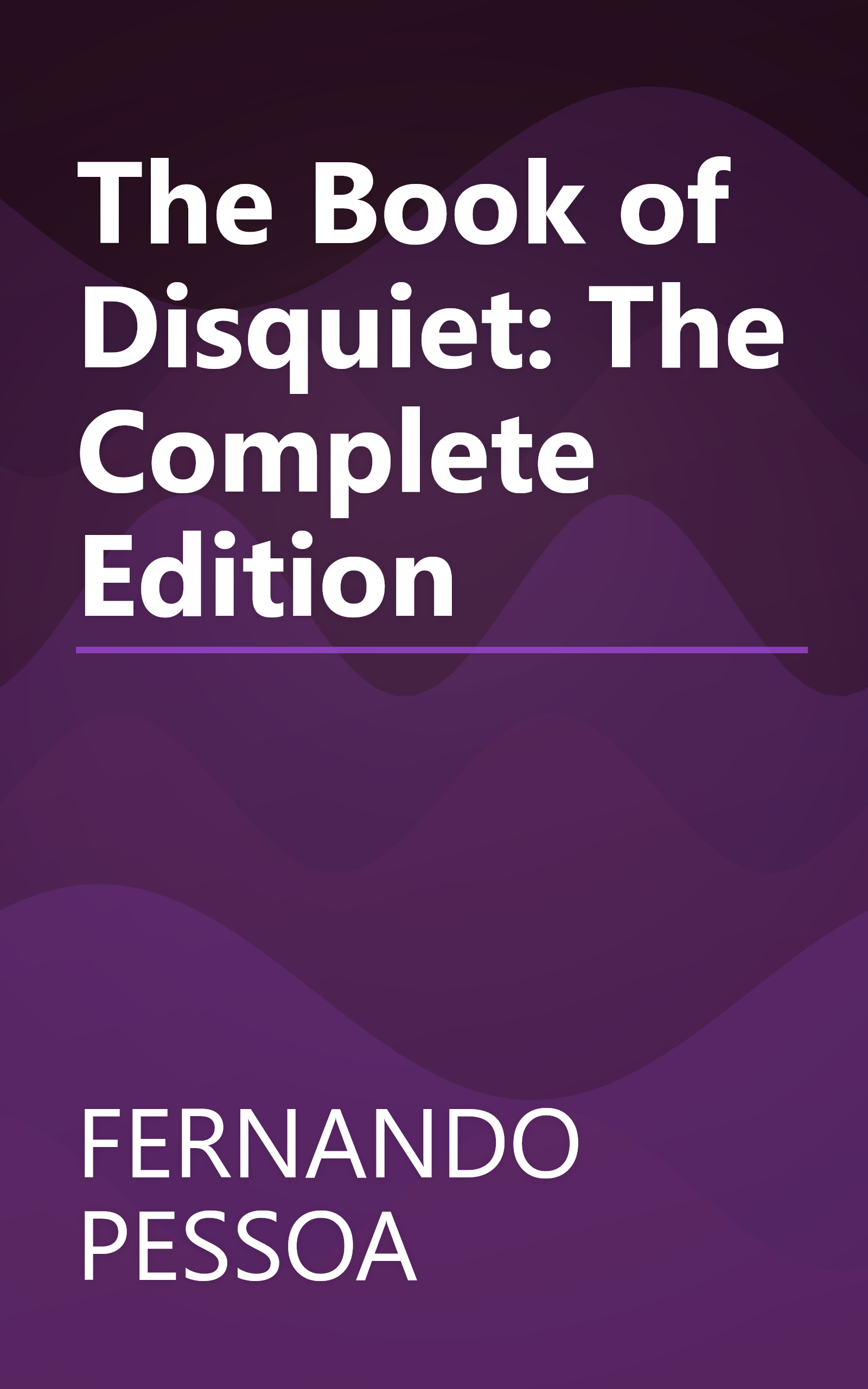 The Book of Disquiet: The Complete Edition book cover