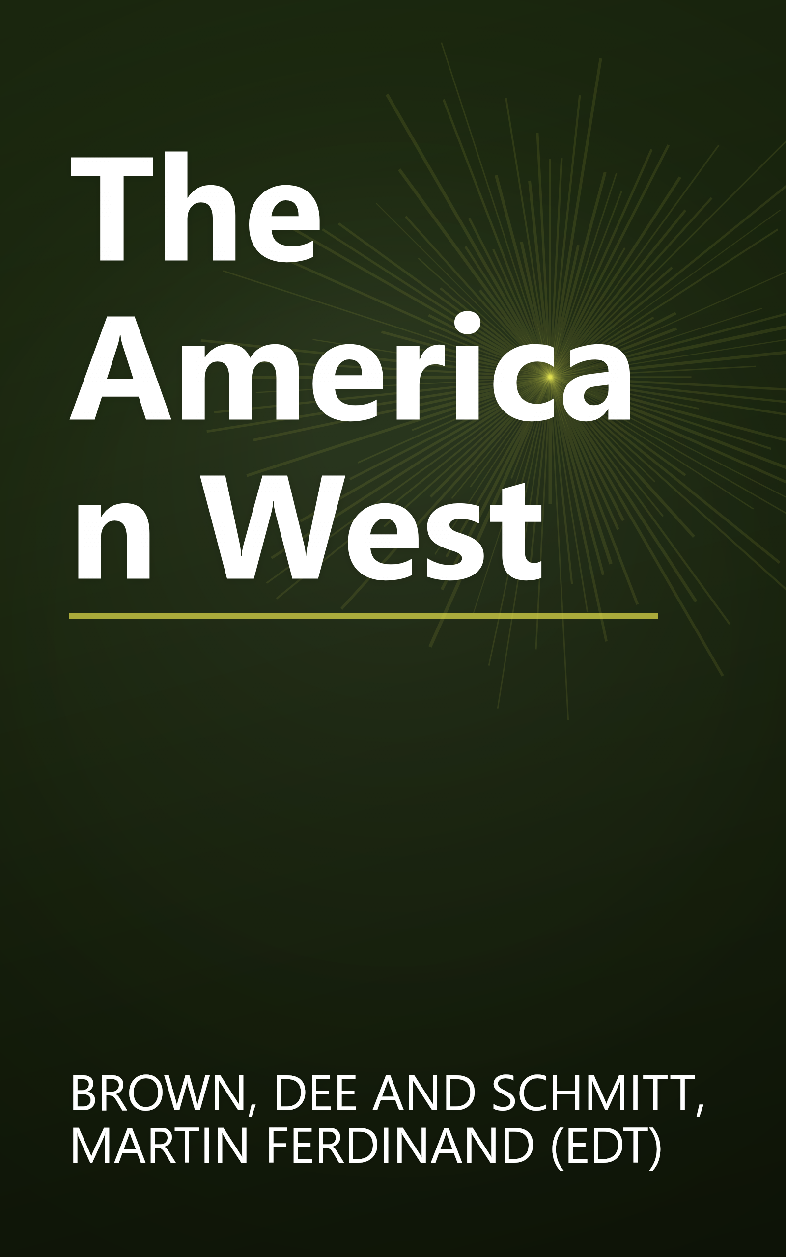 The American West book cover