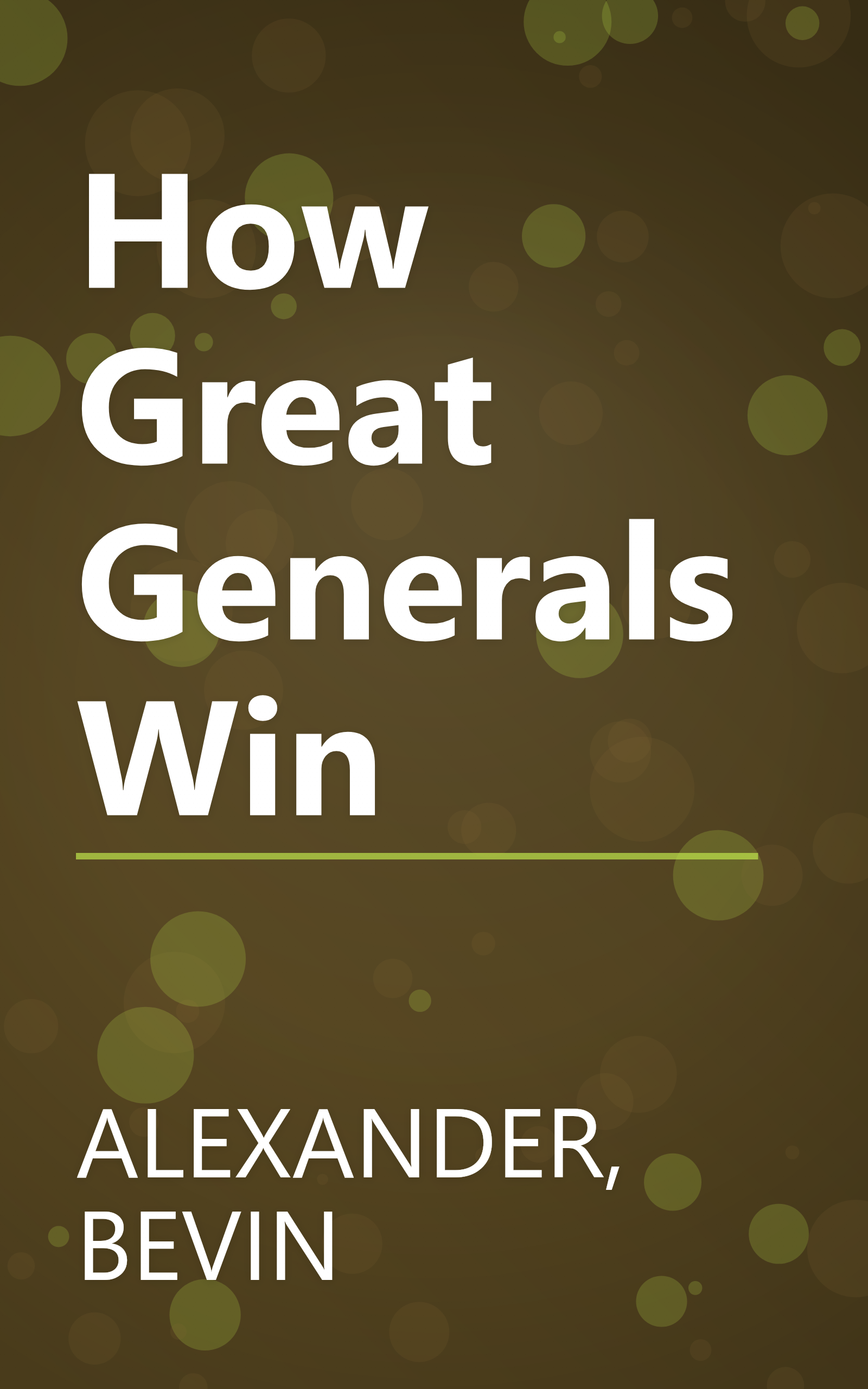 How Great Generals Win book cover