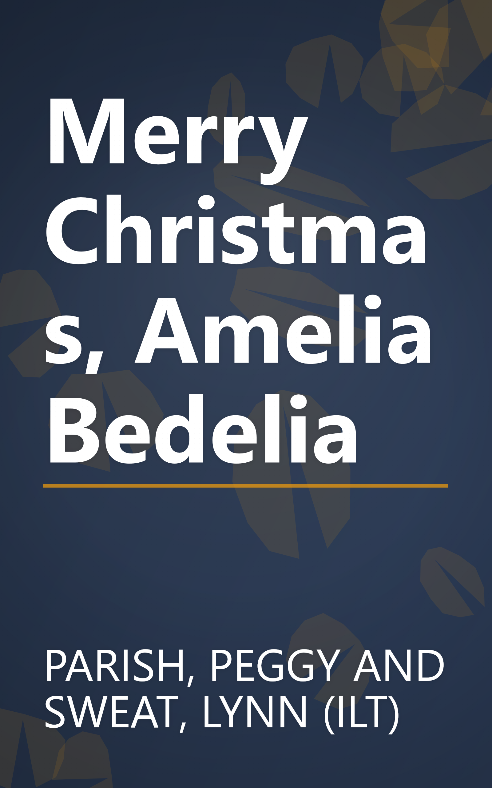 Merry Christmas, Amelia Bedelia book cover