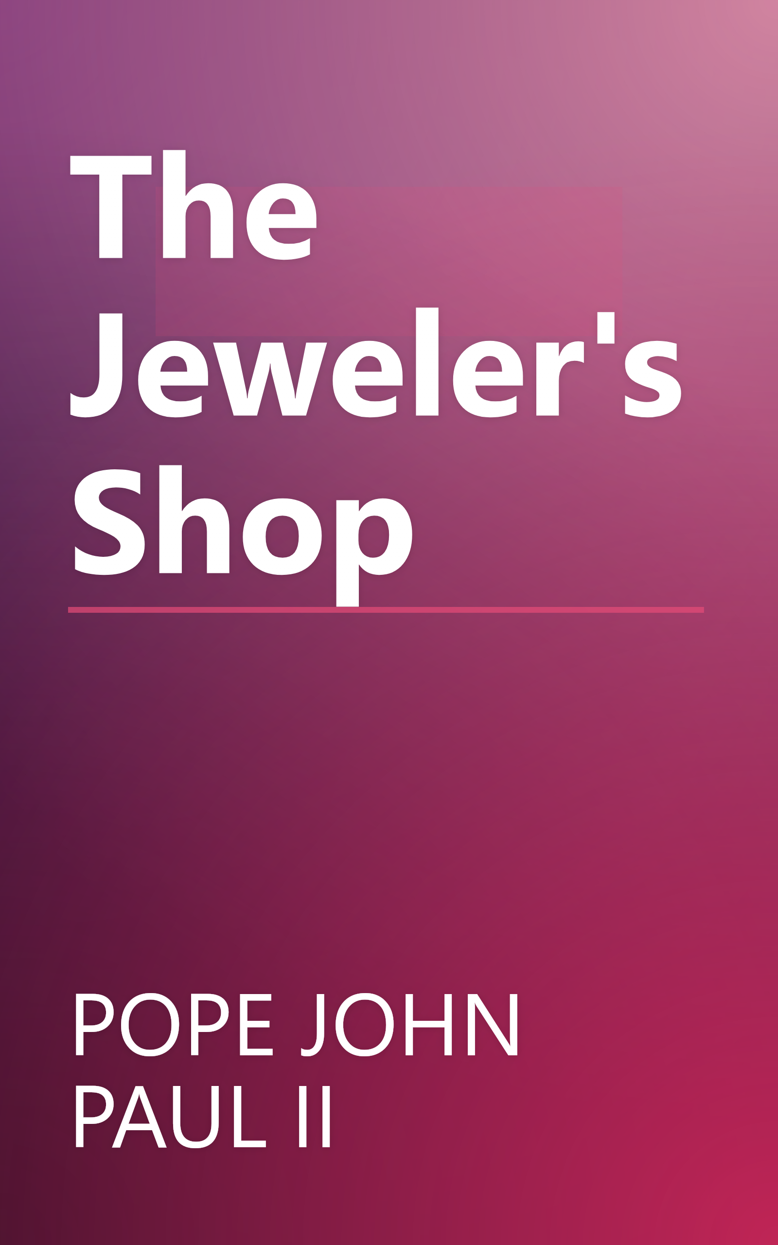 The Jeweler's Shop book cover