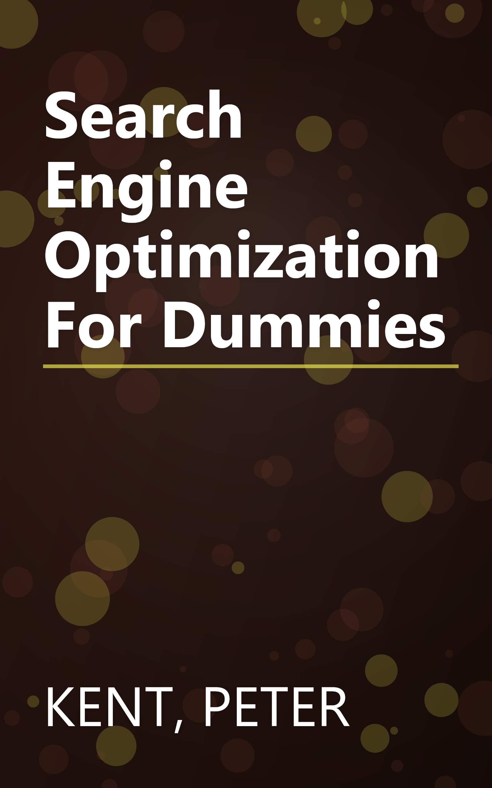 Search Engine Optimization For Dummies book cover