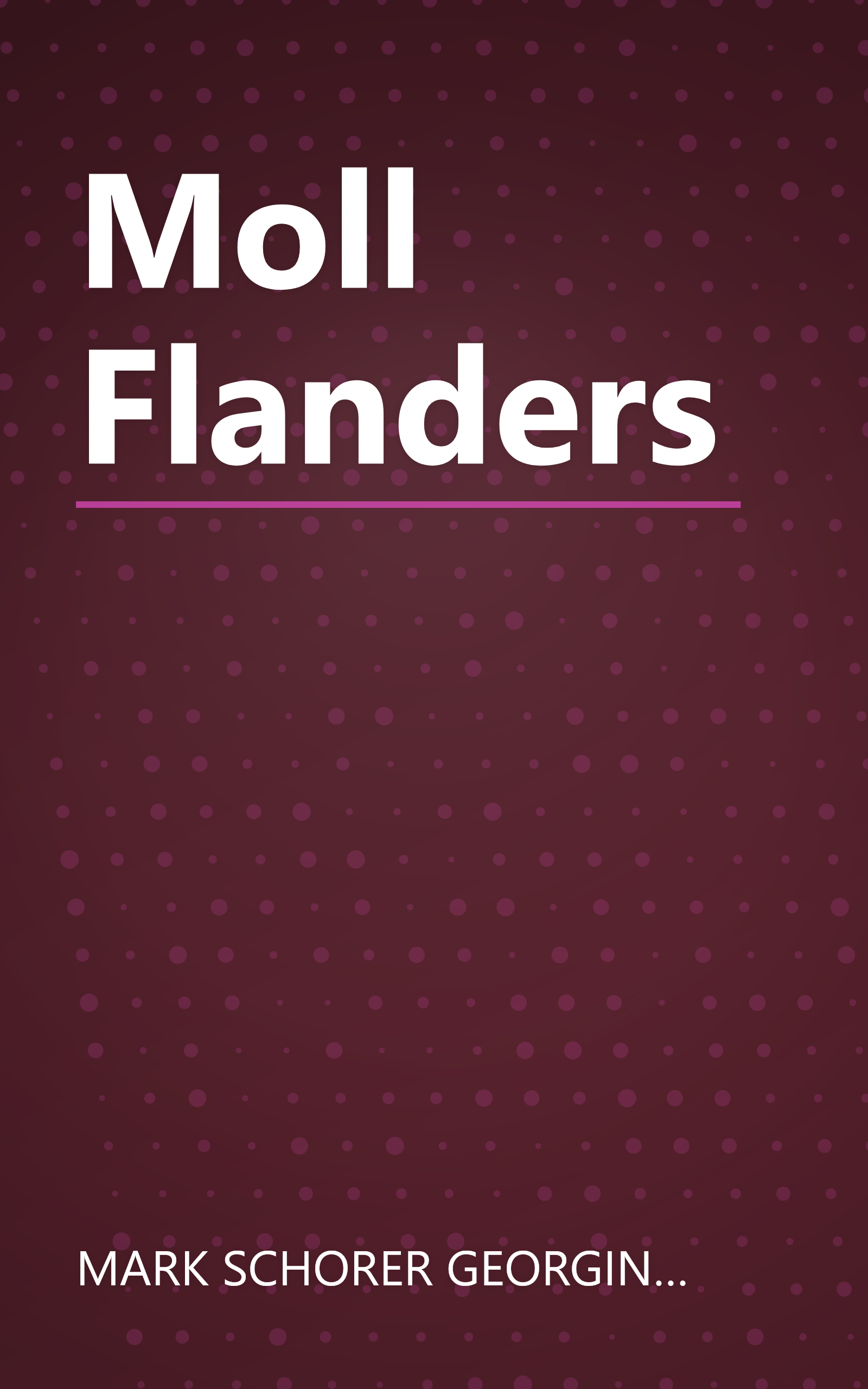 Moll Flanders book cover