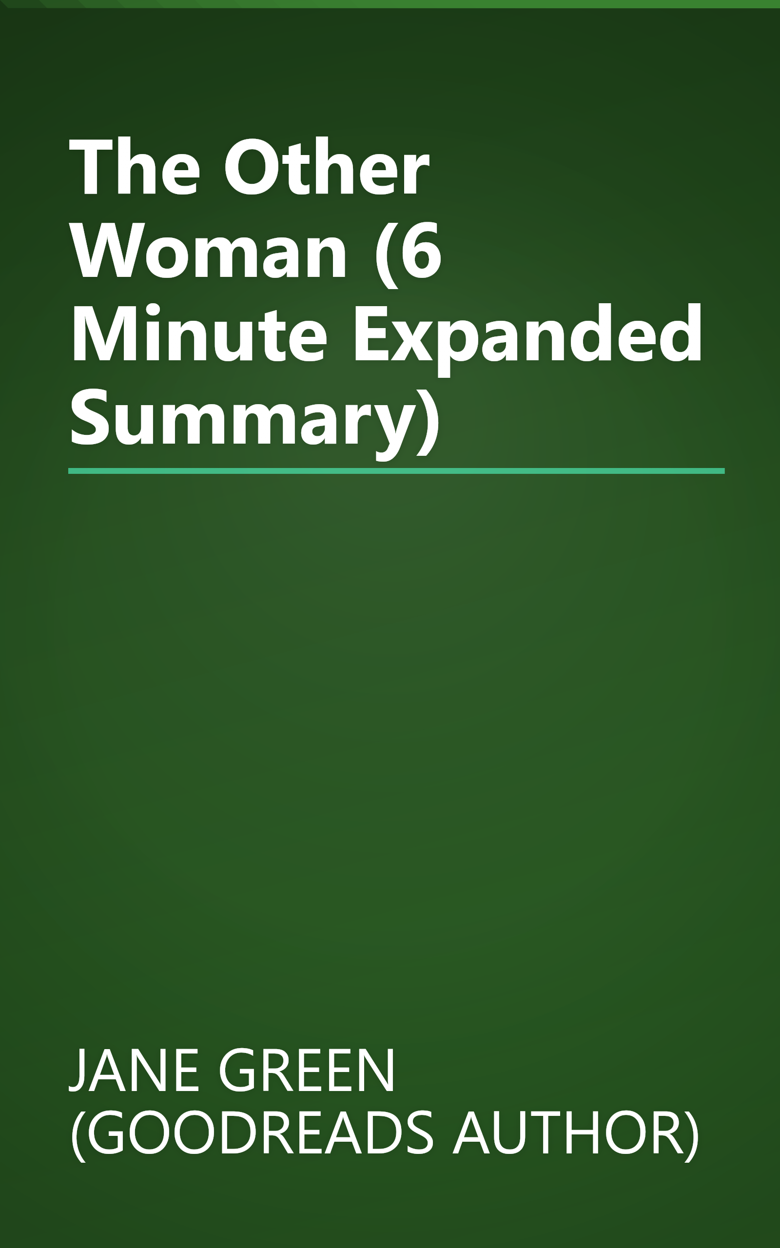 The Other Woman (6 Minute   Expanded Summary) book cover