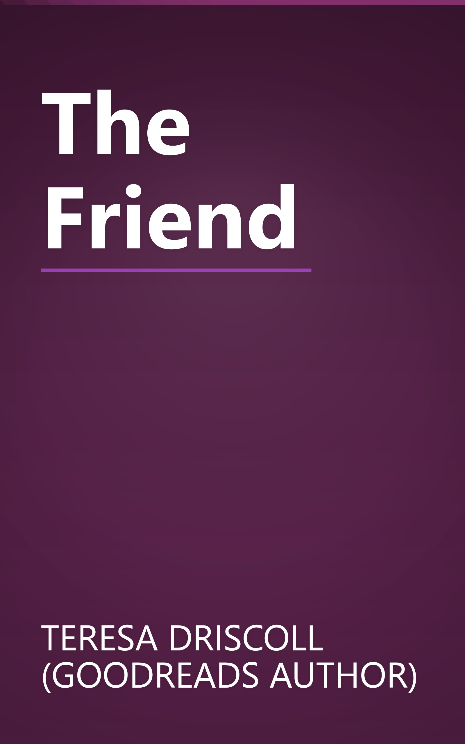 The Friend book cover