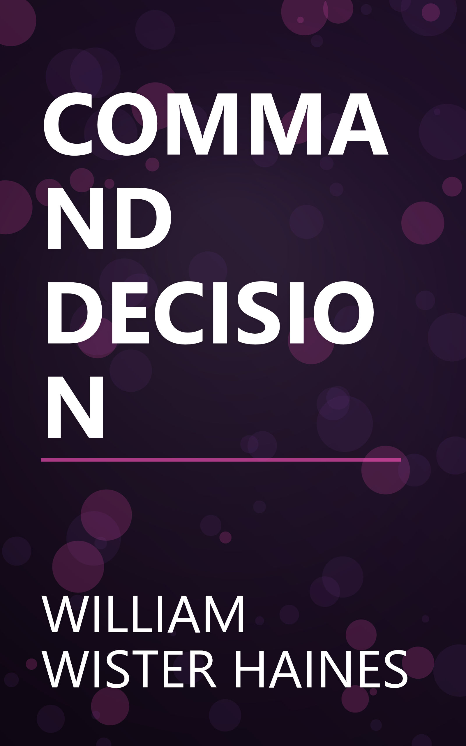 COMMAND DECISION book cover