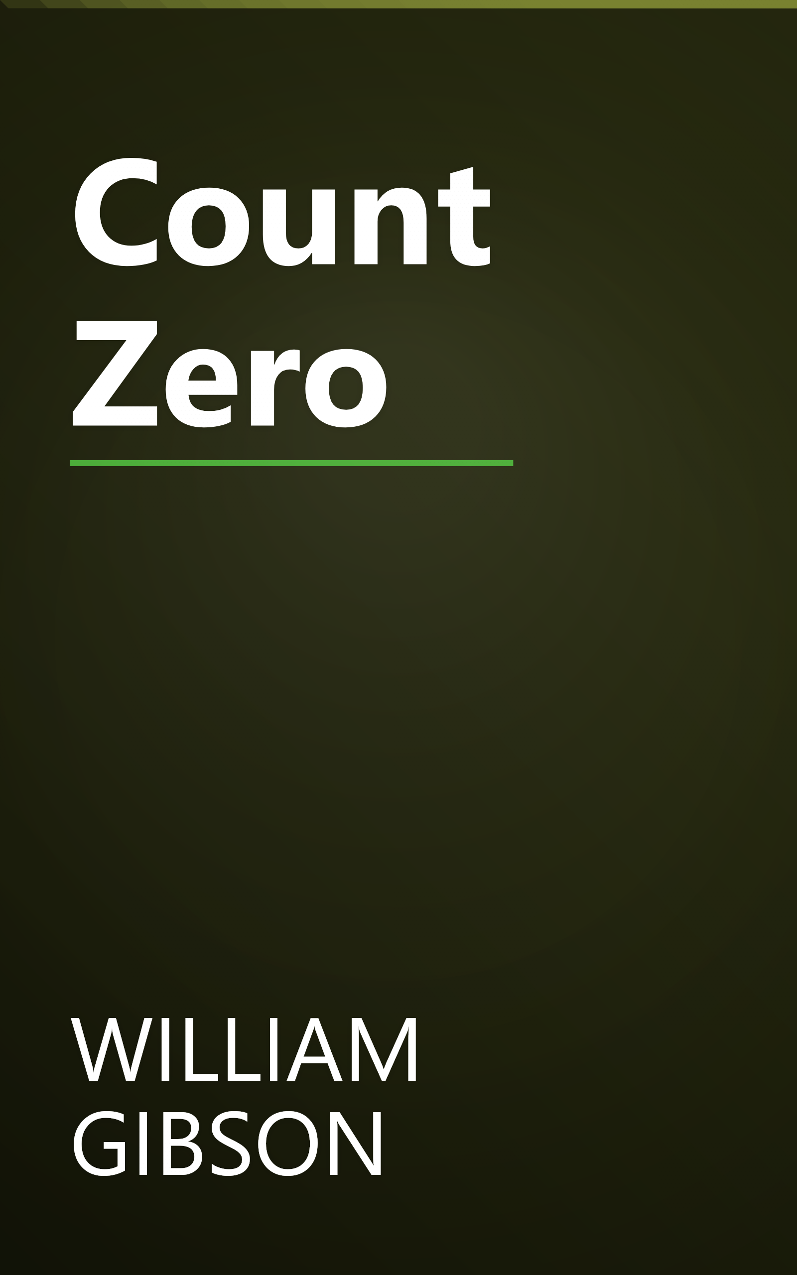 Count Zero book cover