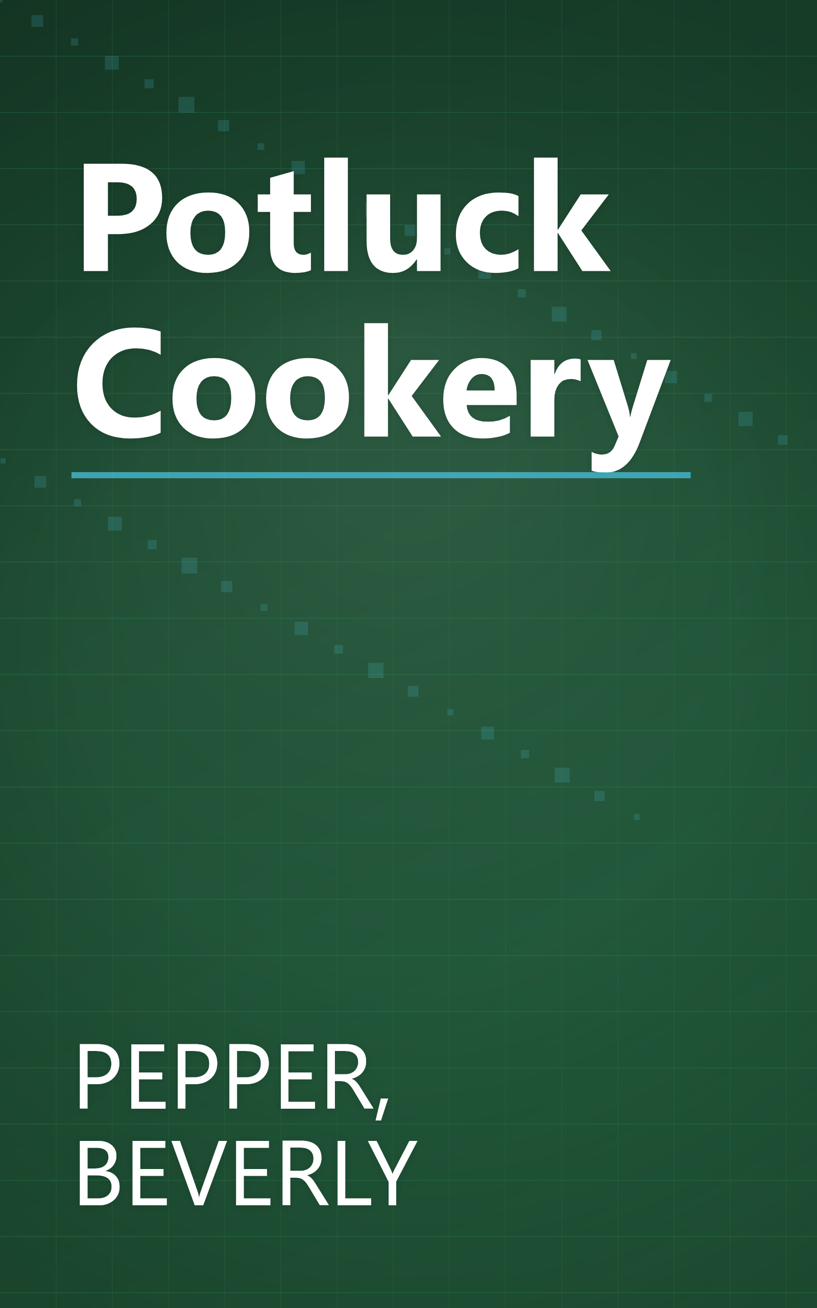 Potluck Cookery book cover