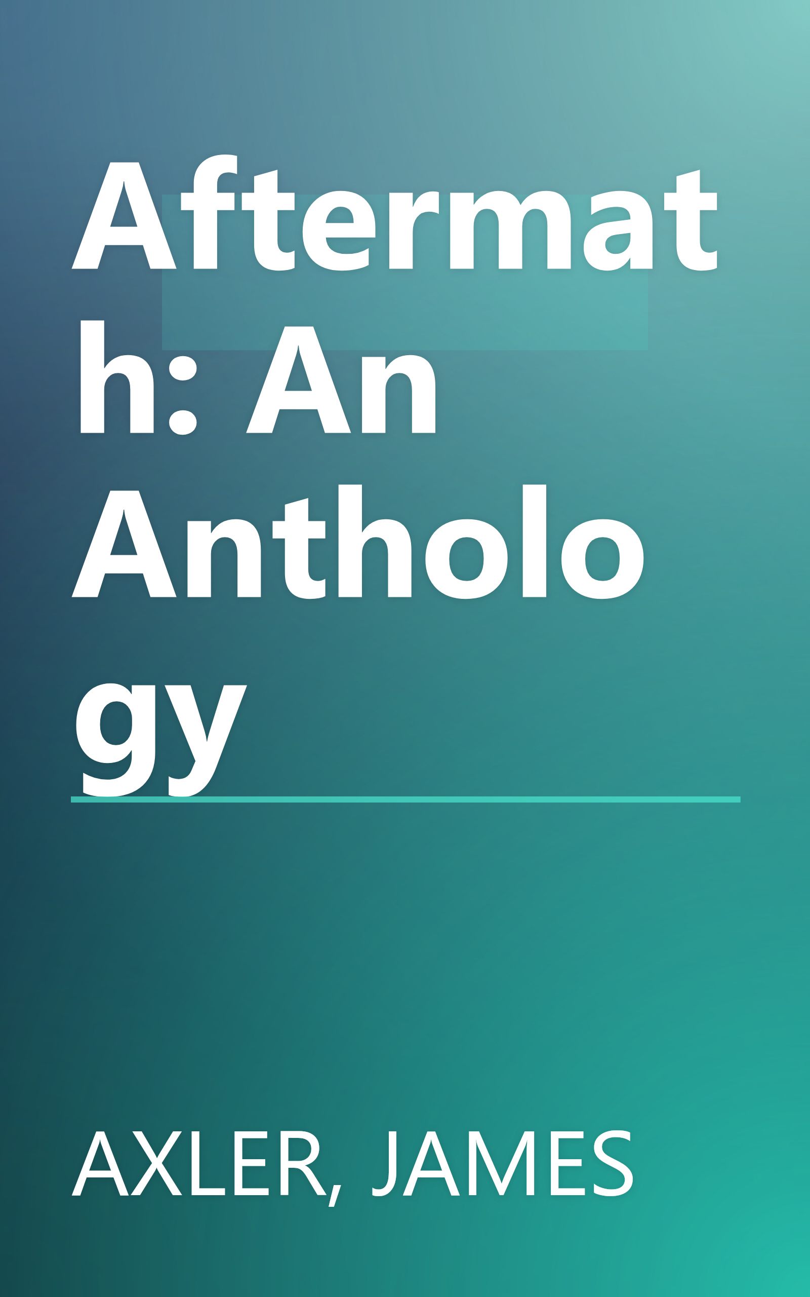 Aftermath: An Anthology book cover