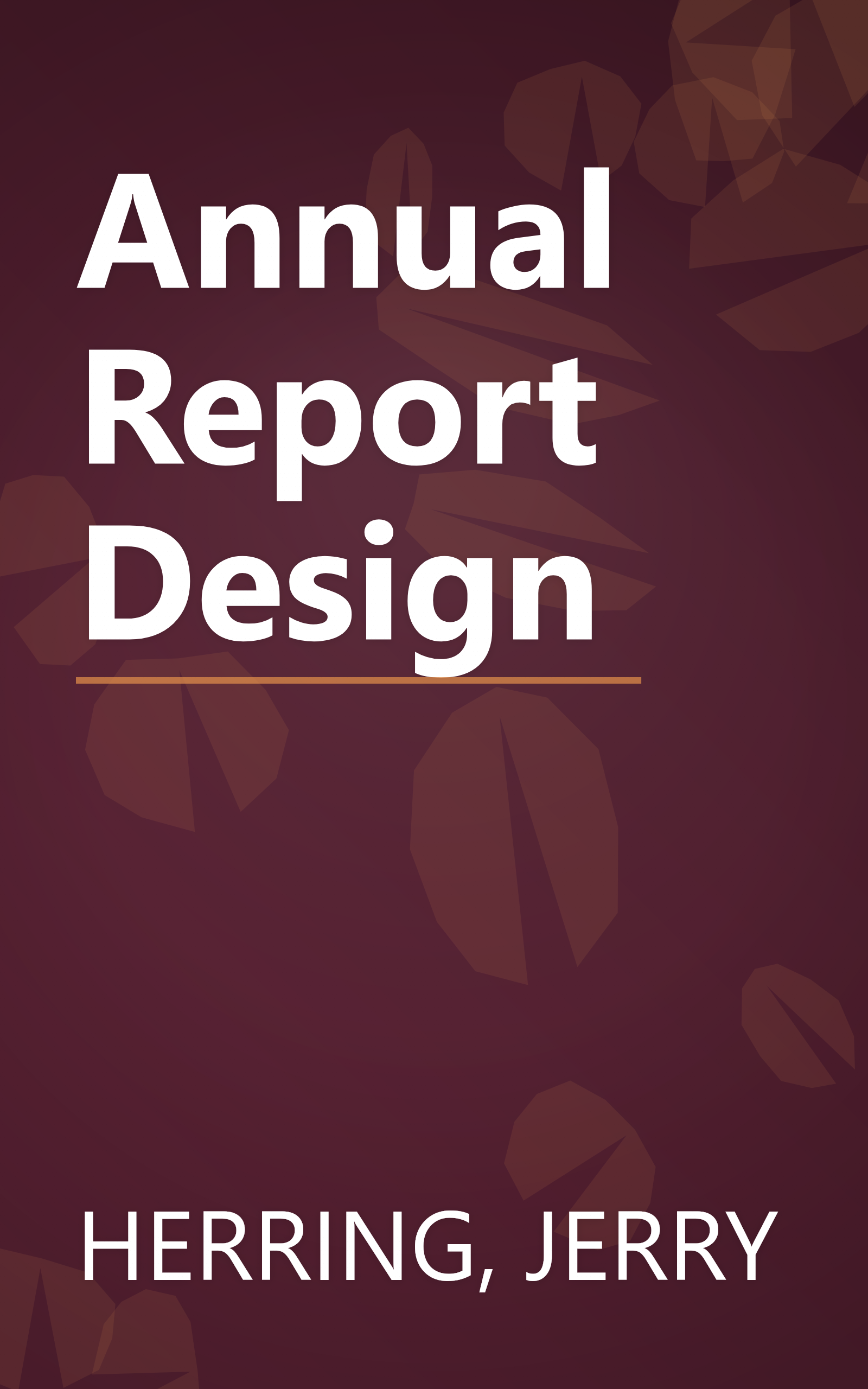 Annual Report Design book cover