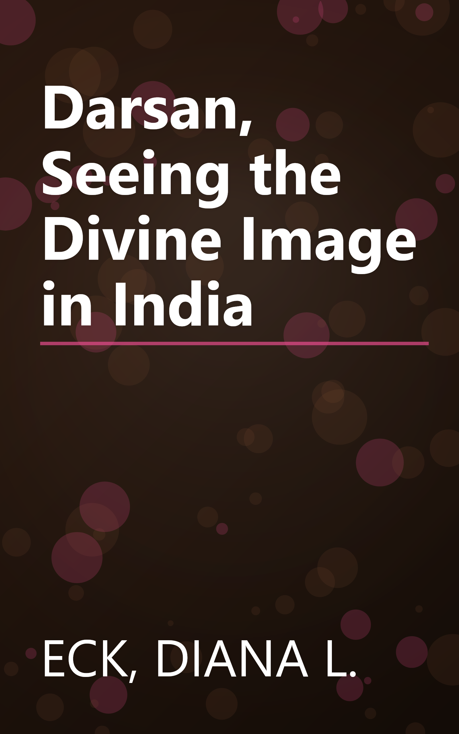 Darsan, Seeing the Divine Image in India book cover