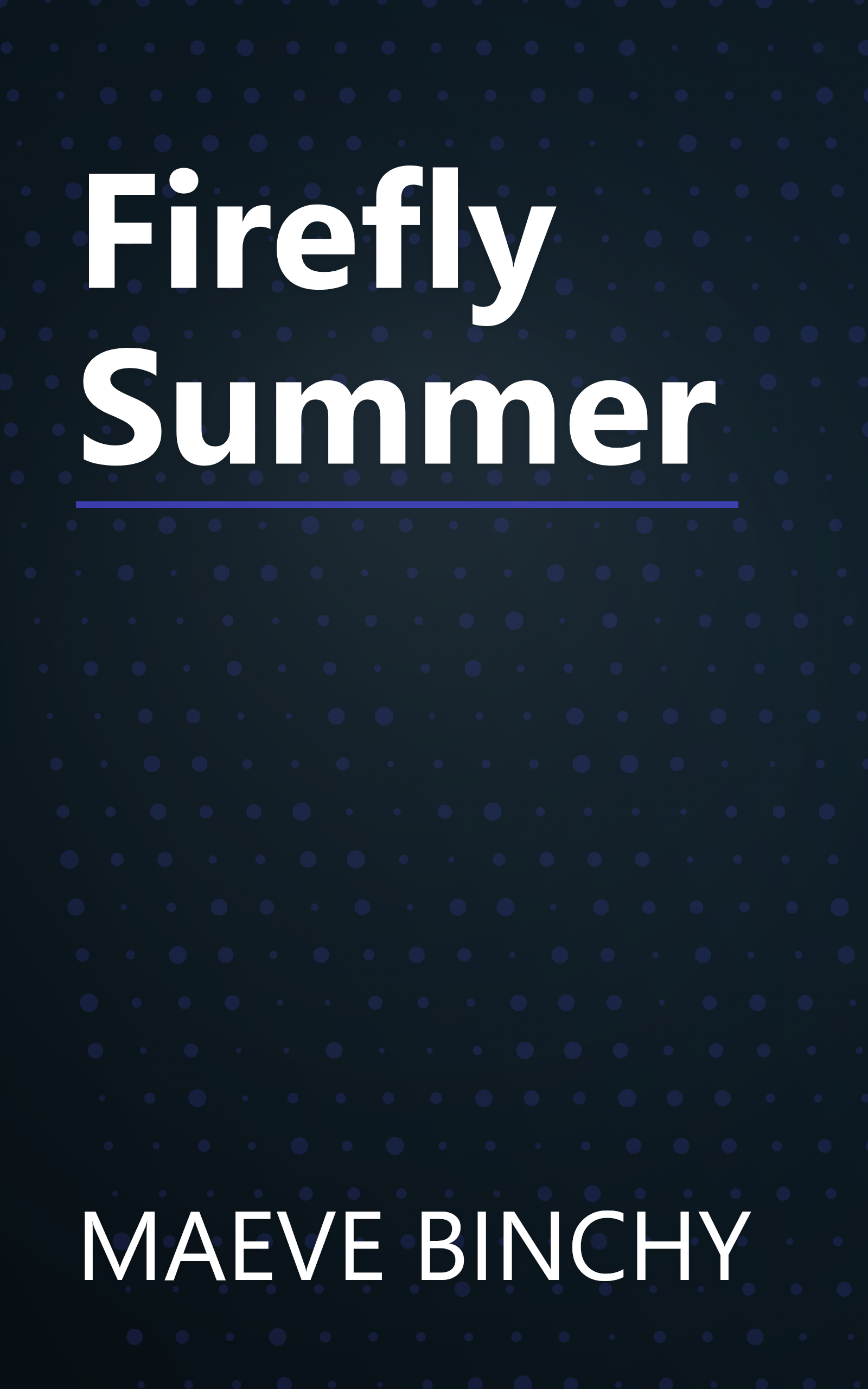 Firefly Summer book cover
