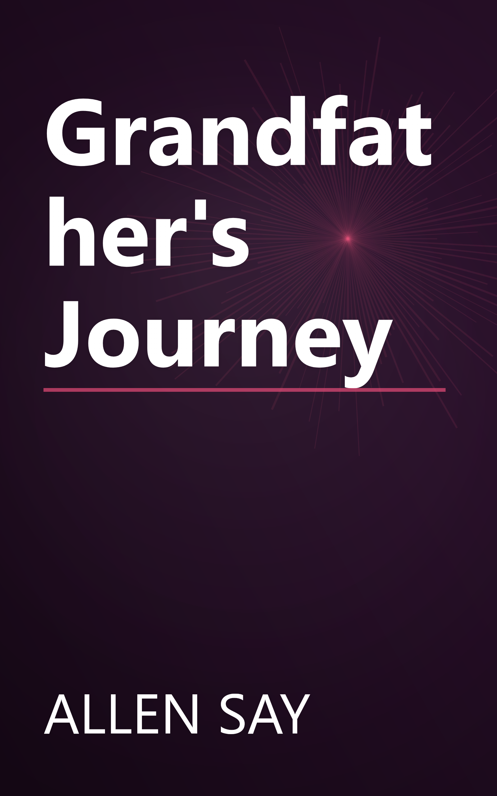 Grandfather's Journey book cover