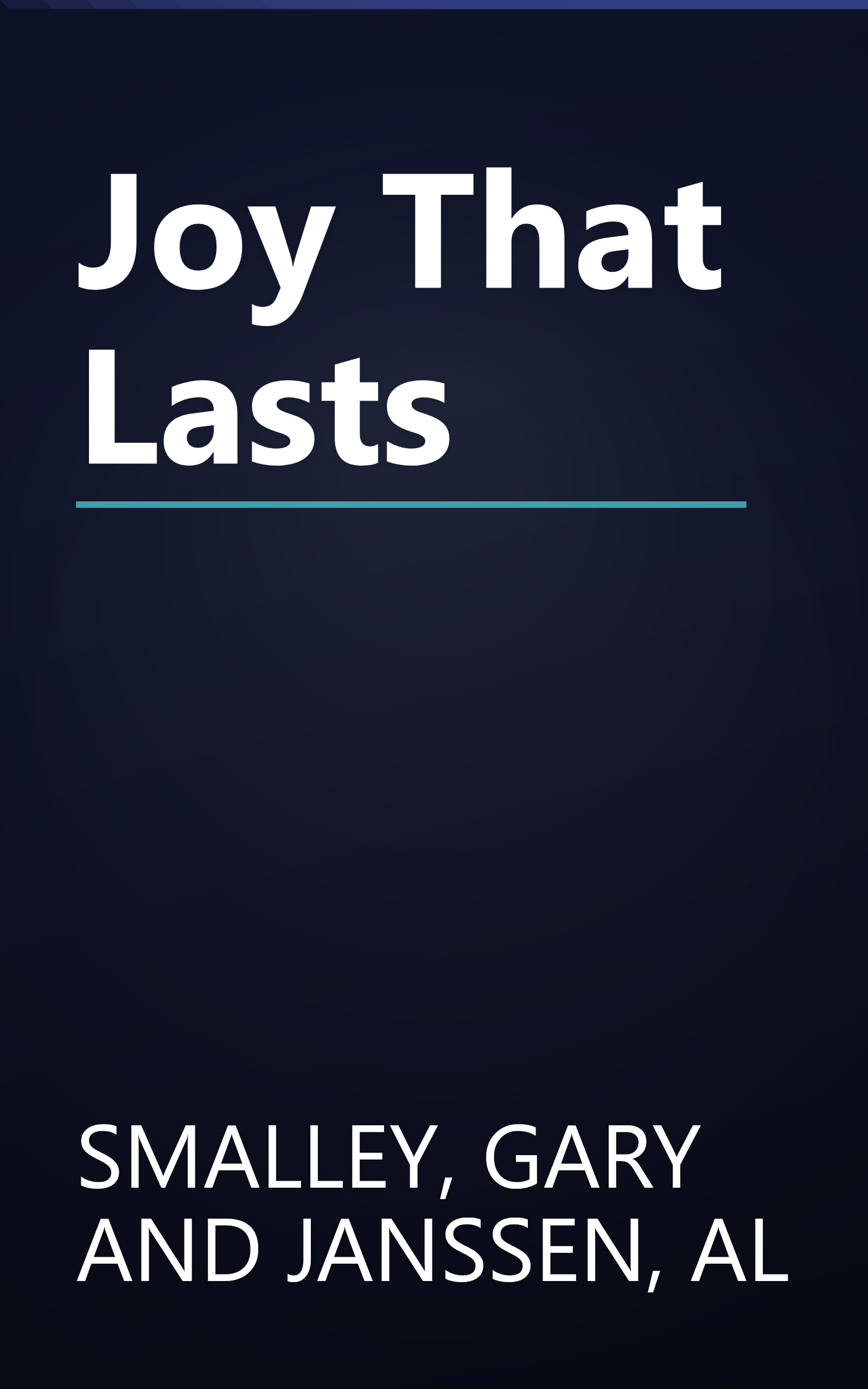 Joy That Lasts book cover