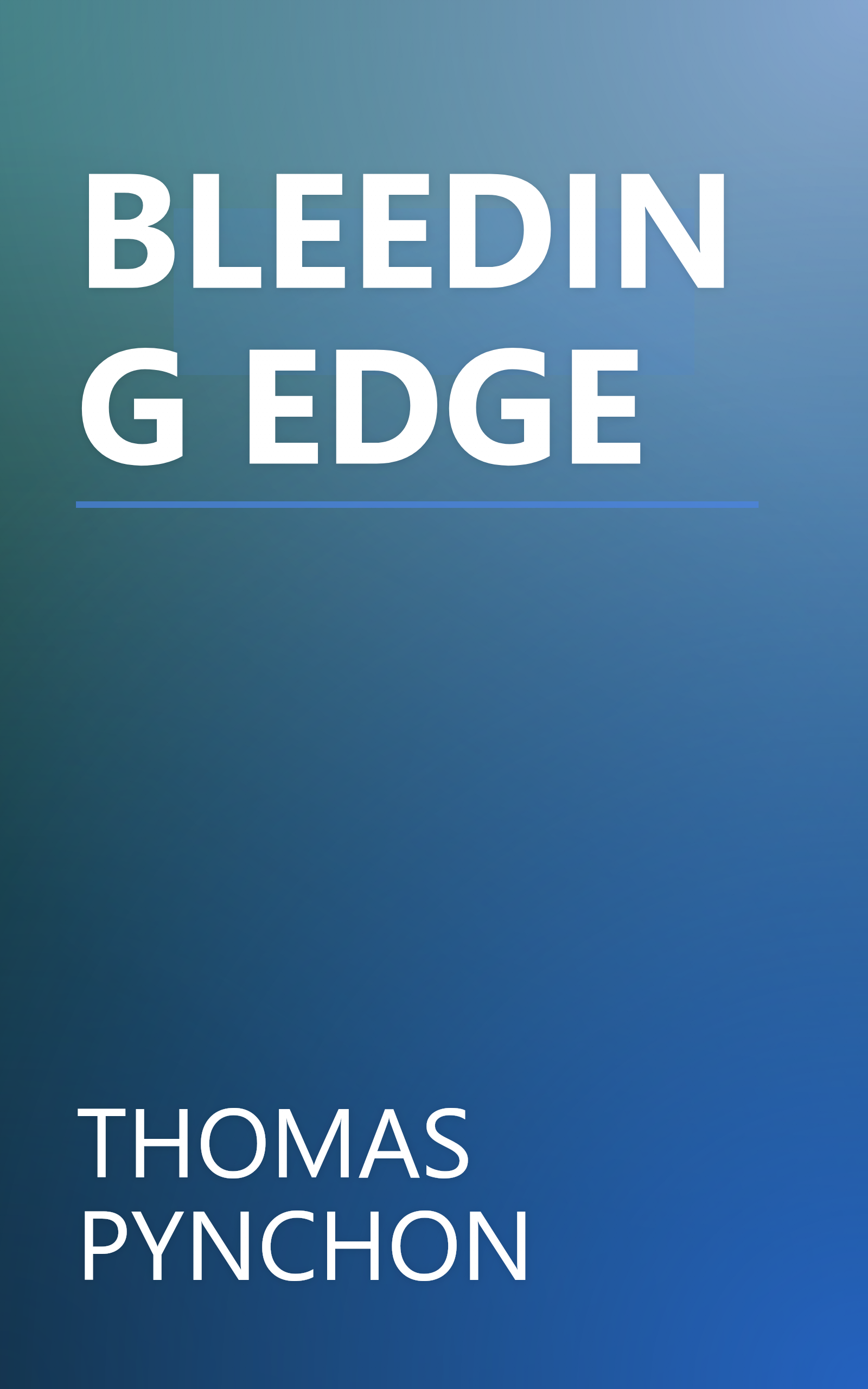 BLEEDING EDGE book cover