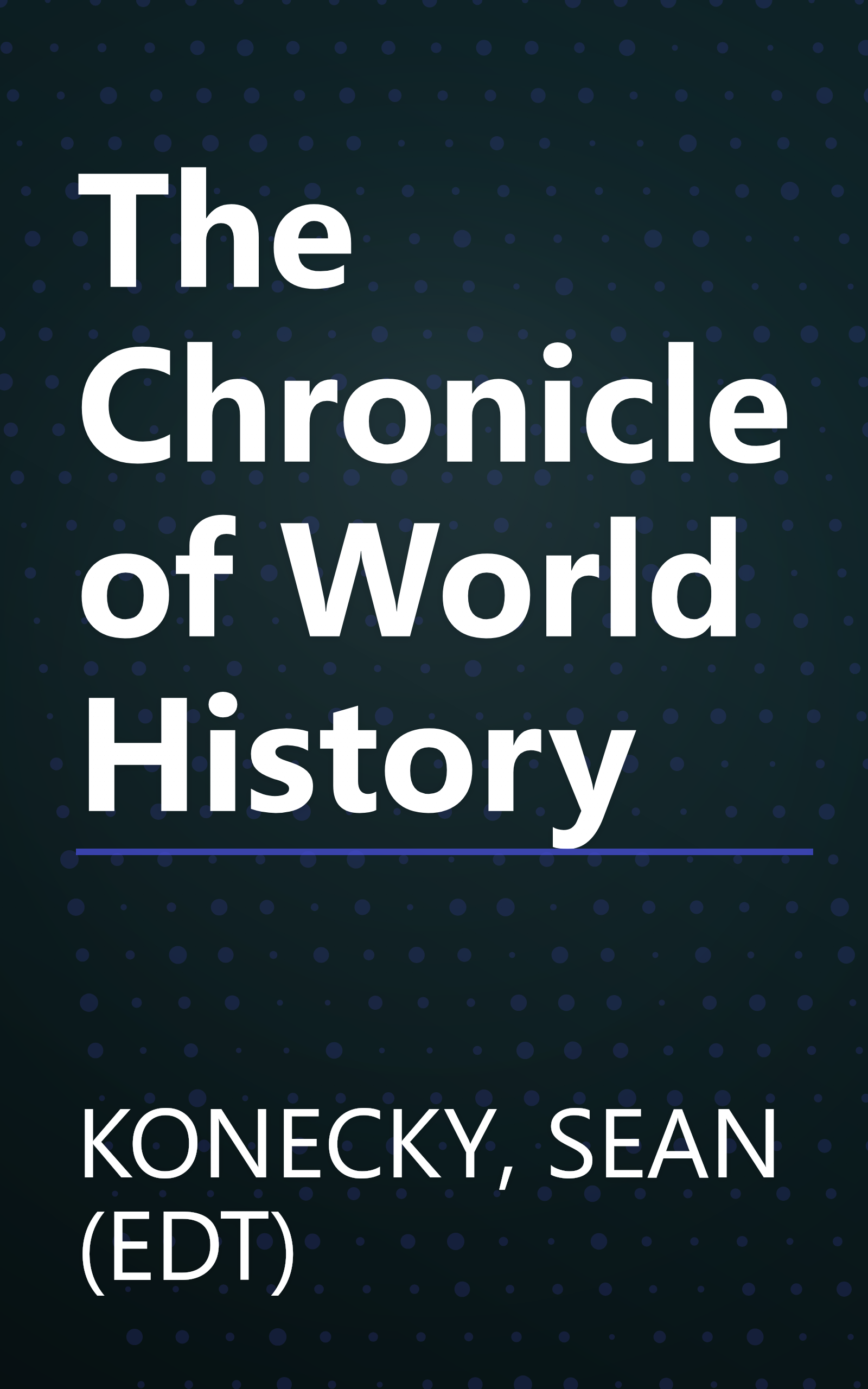 The Chronicle of World History book cover