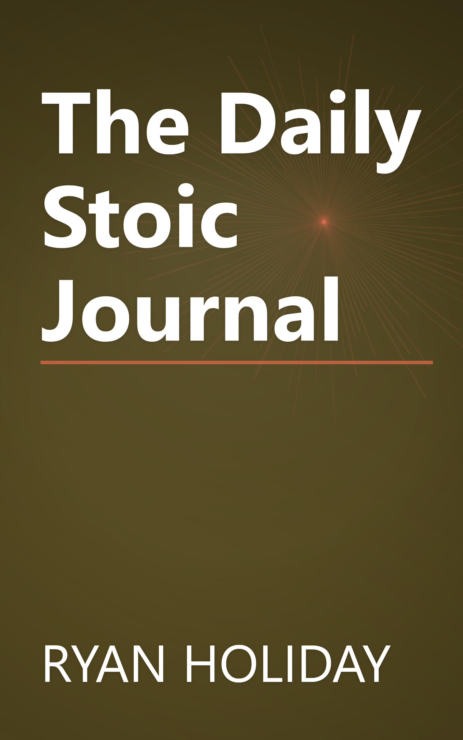 The Daily Stoic Journal book cover