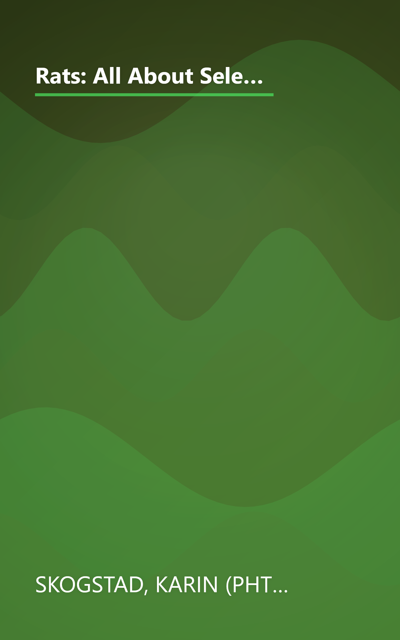 Rats: All About Selection, Husbandry, Nutrition, Breeding and Diseases, With a Special Chapter on Understanding Rats (Complete Pet Owner's Manual) book cover