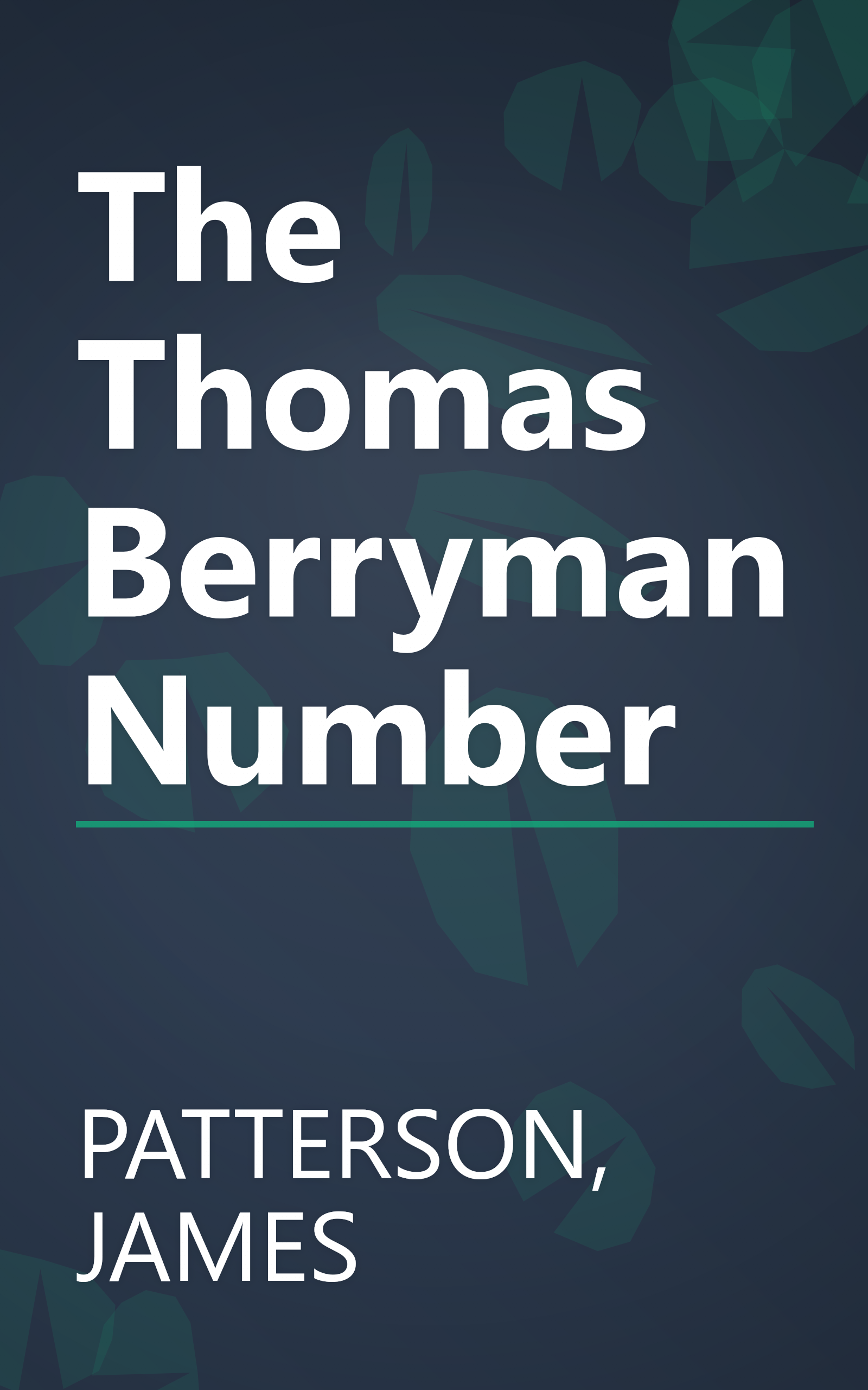 The Thomas Berryman Number book cover