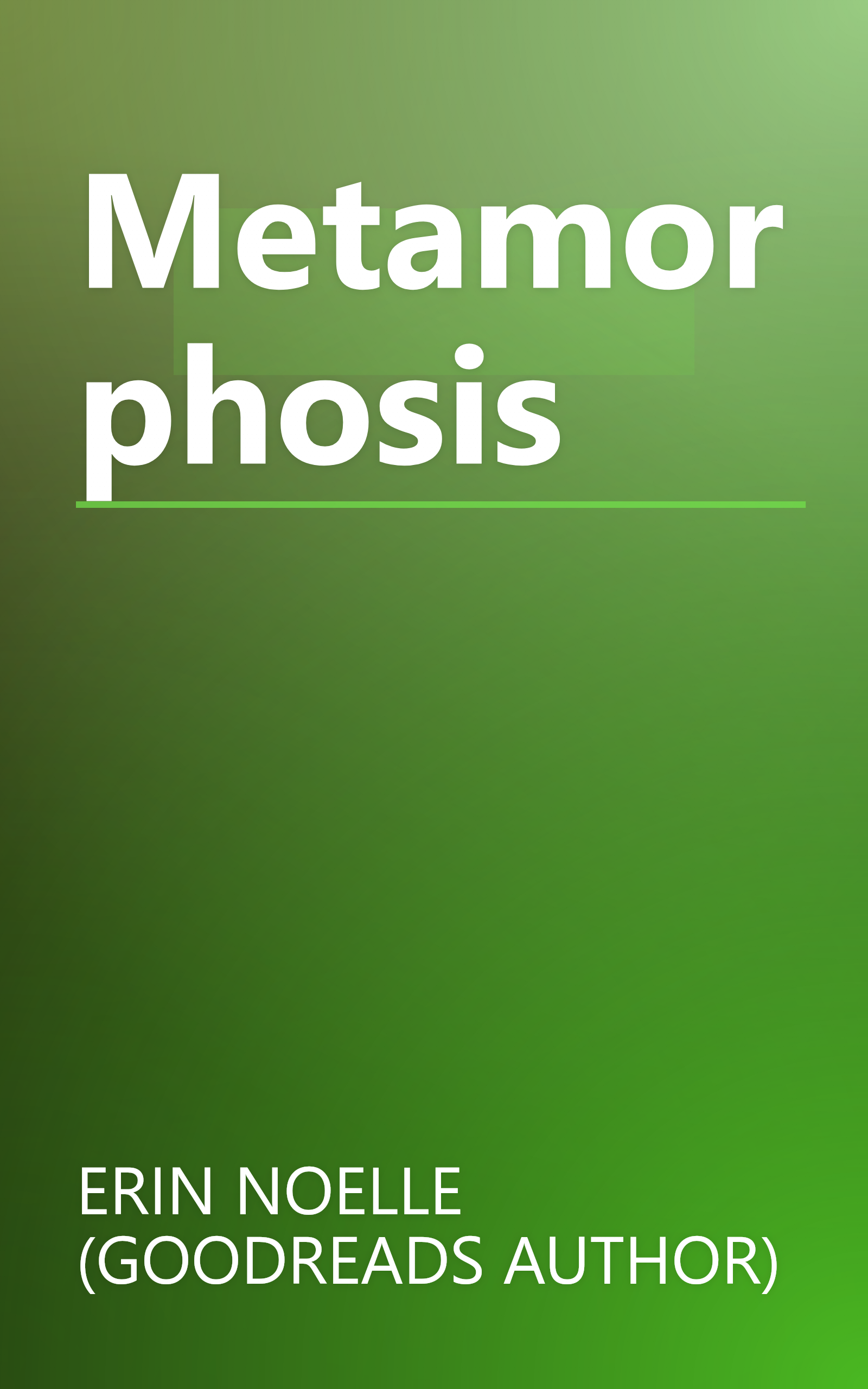 Metamorphosis book cover