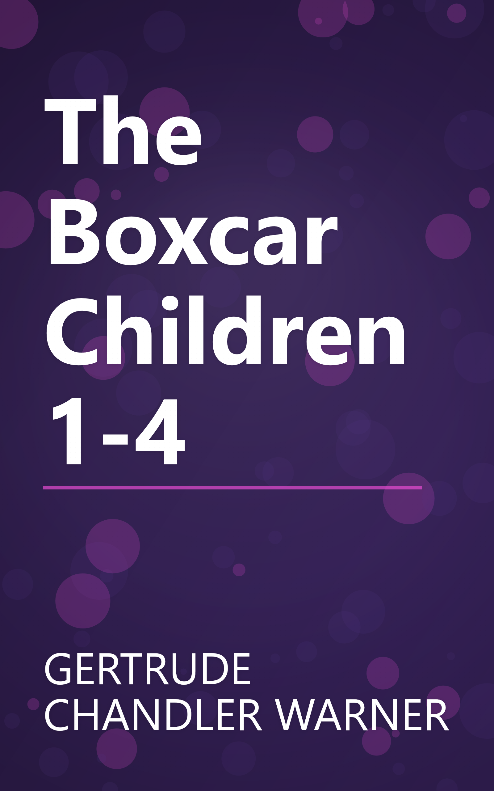 The Boxcar Children 1-4 book cover