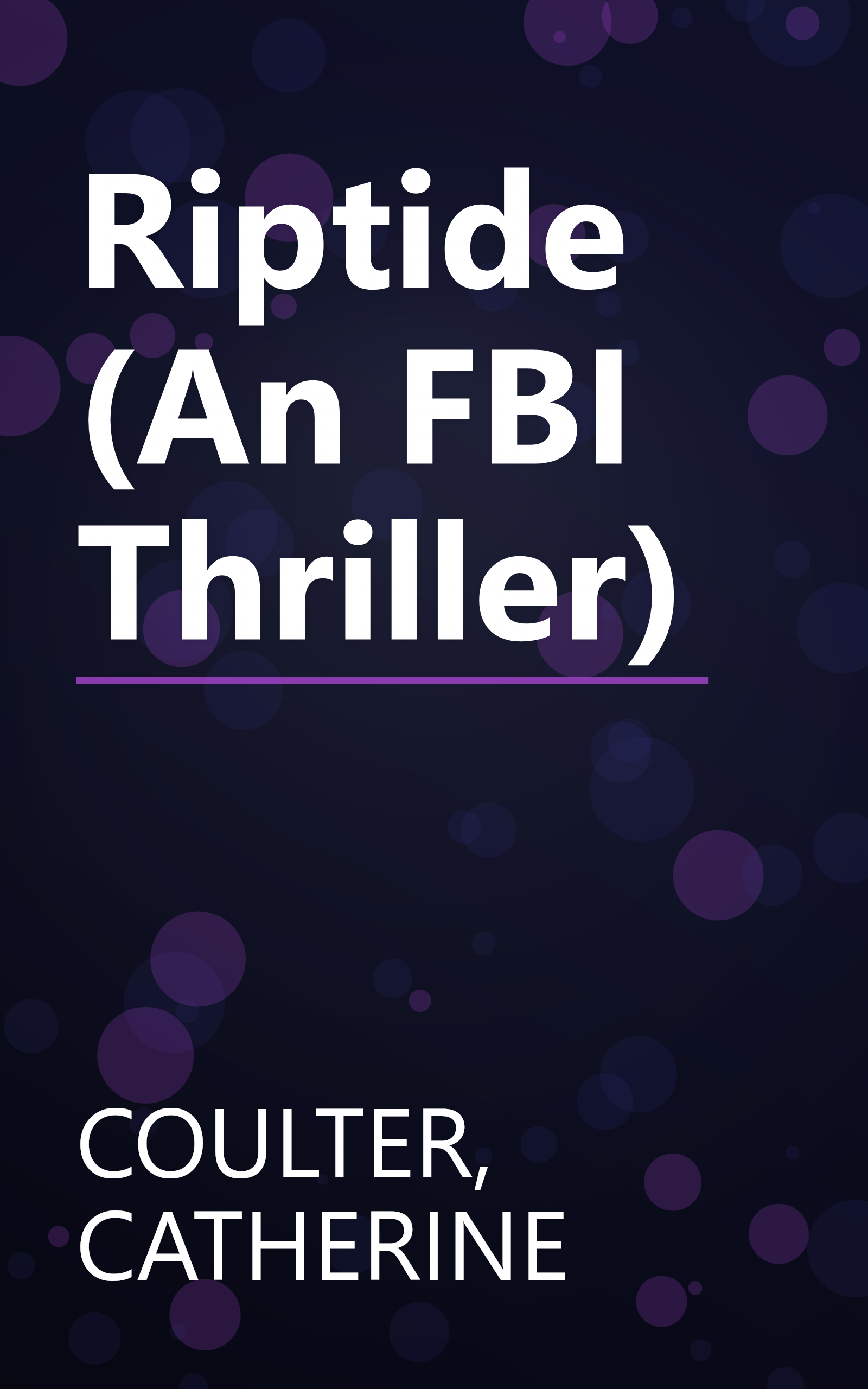 Riptide (An FBI Thriller) book cover