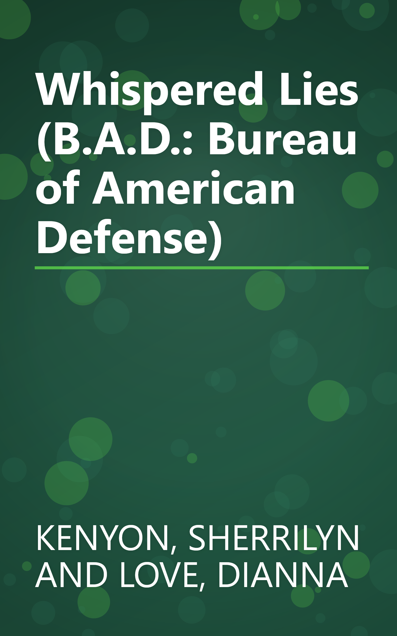 Whispered Lies (B.A.D.: Bureau of American Defense) book cover