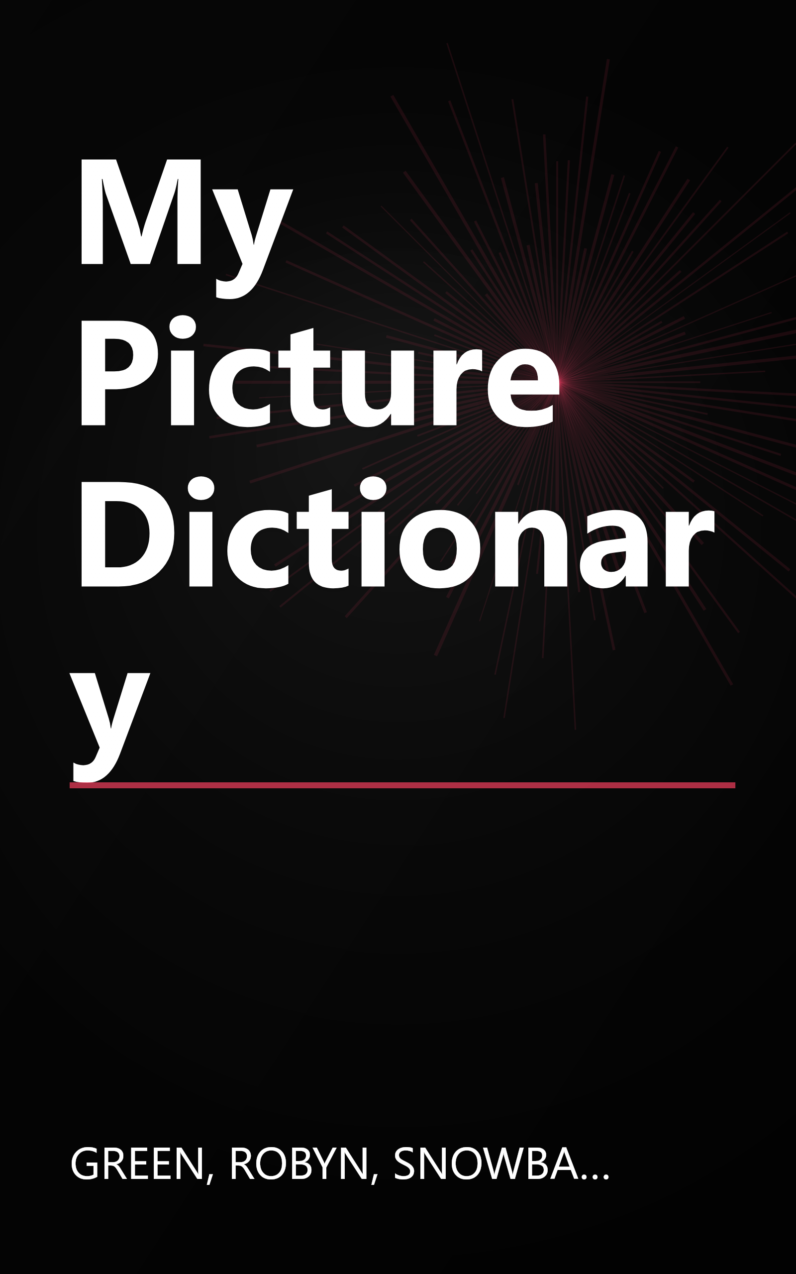My Picture Dictionary book cover