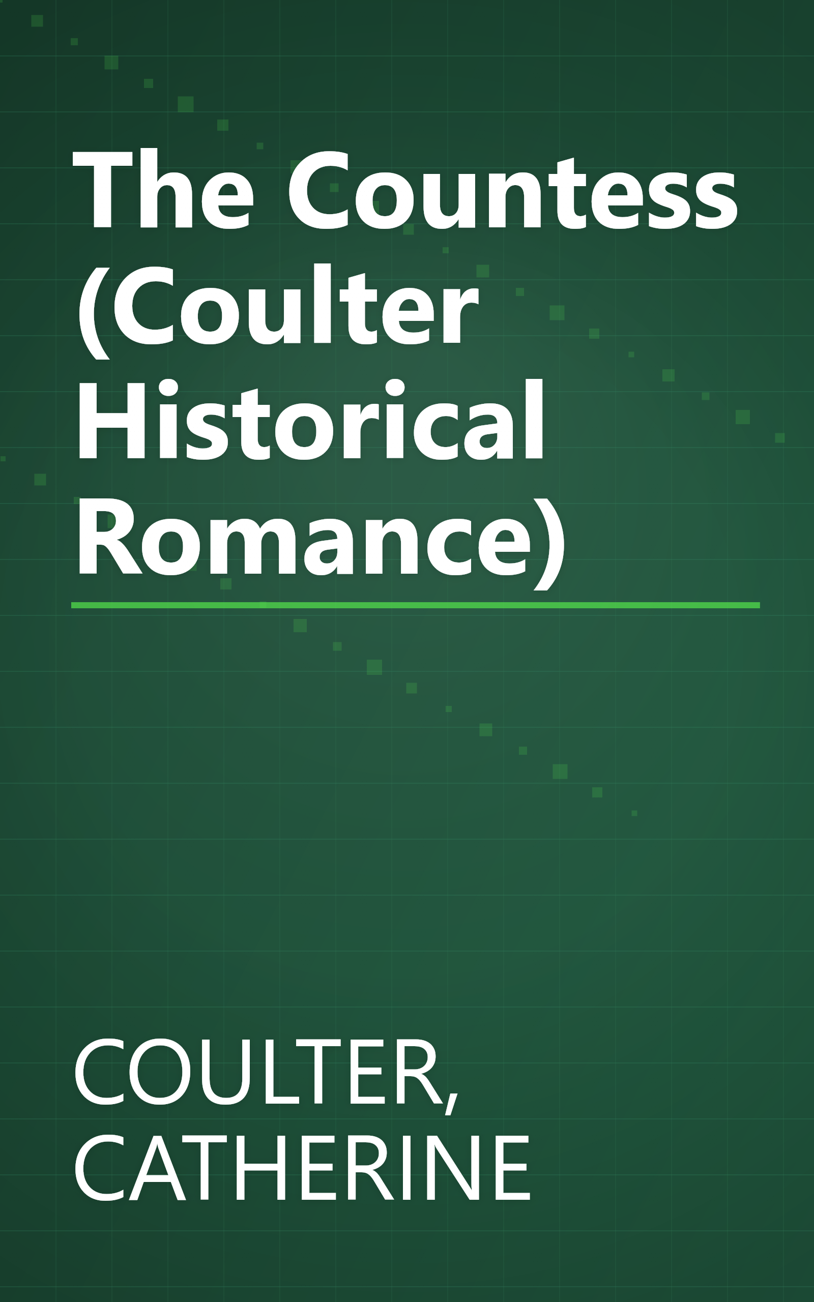 The Countess (Coulter Historical Romance) book cover
