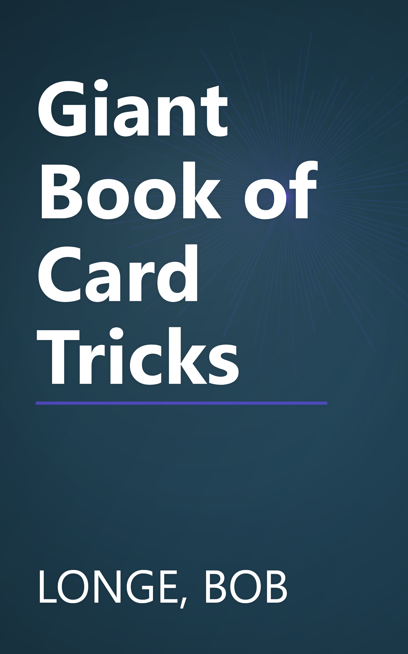 Giant Book of Card Tricks book cover