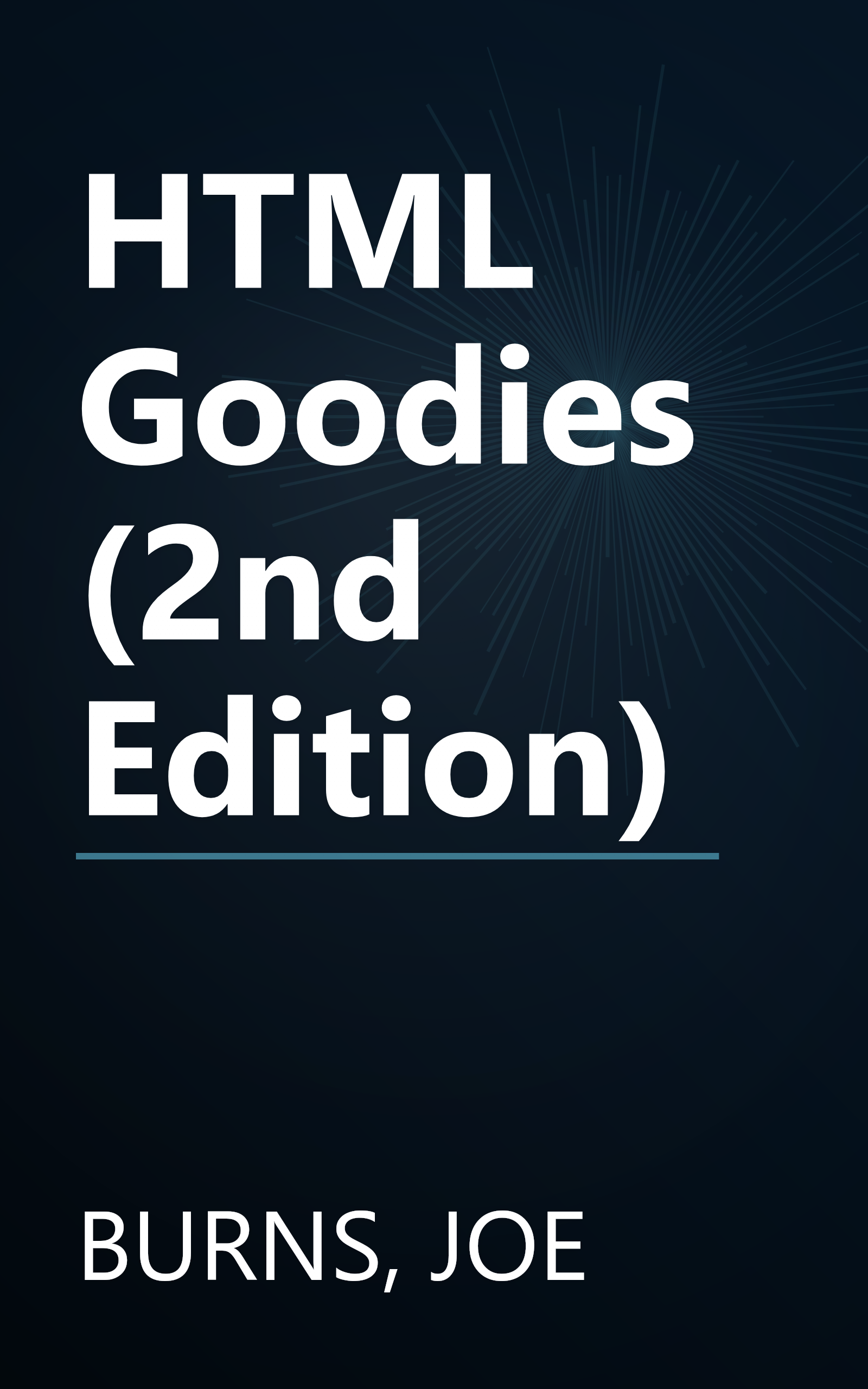 HTML Goodies (2nd Edition) book cover