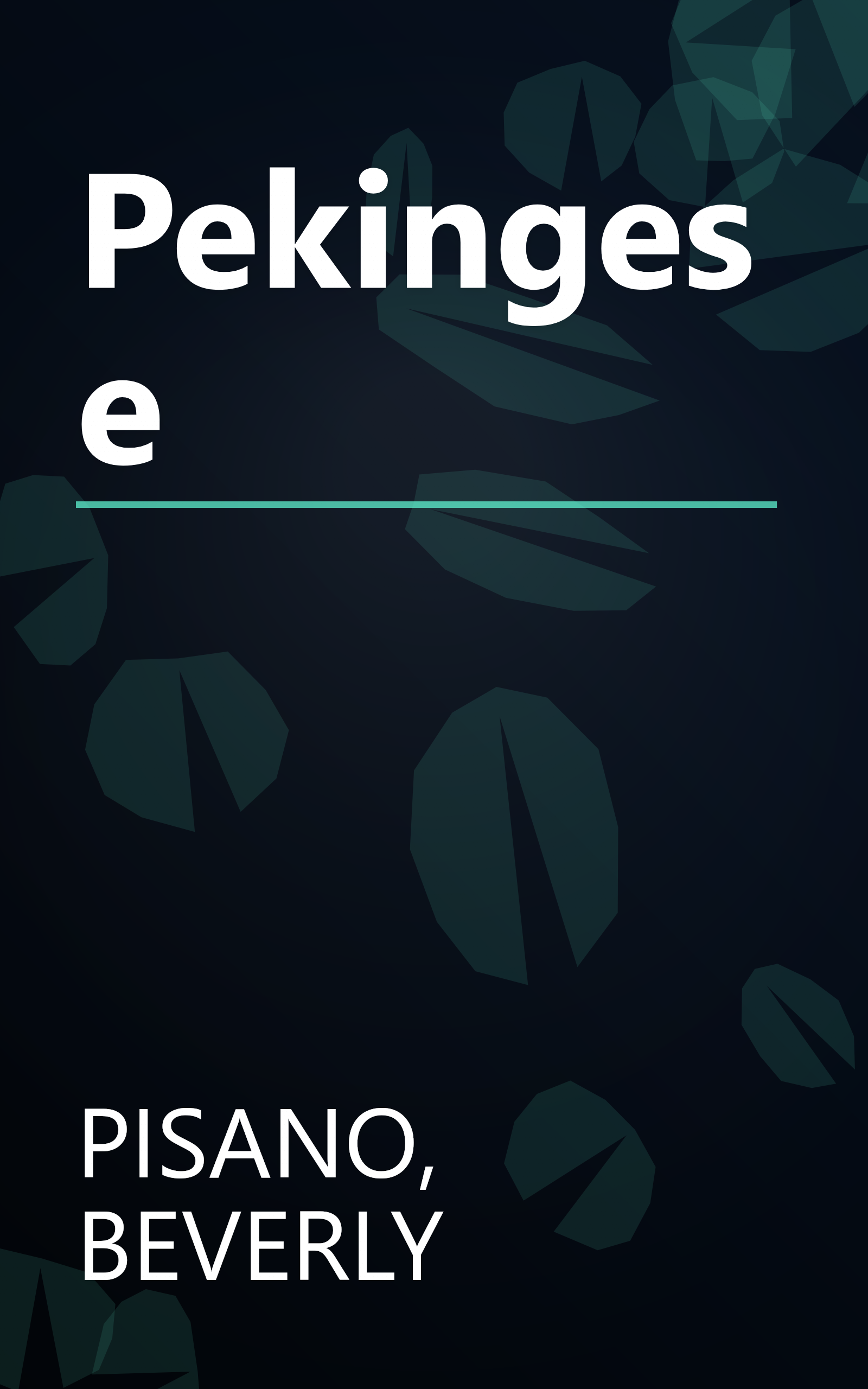 Pekingese book cover