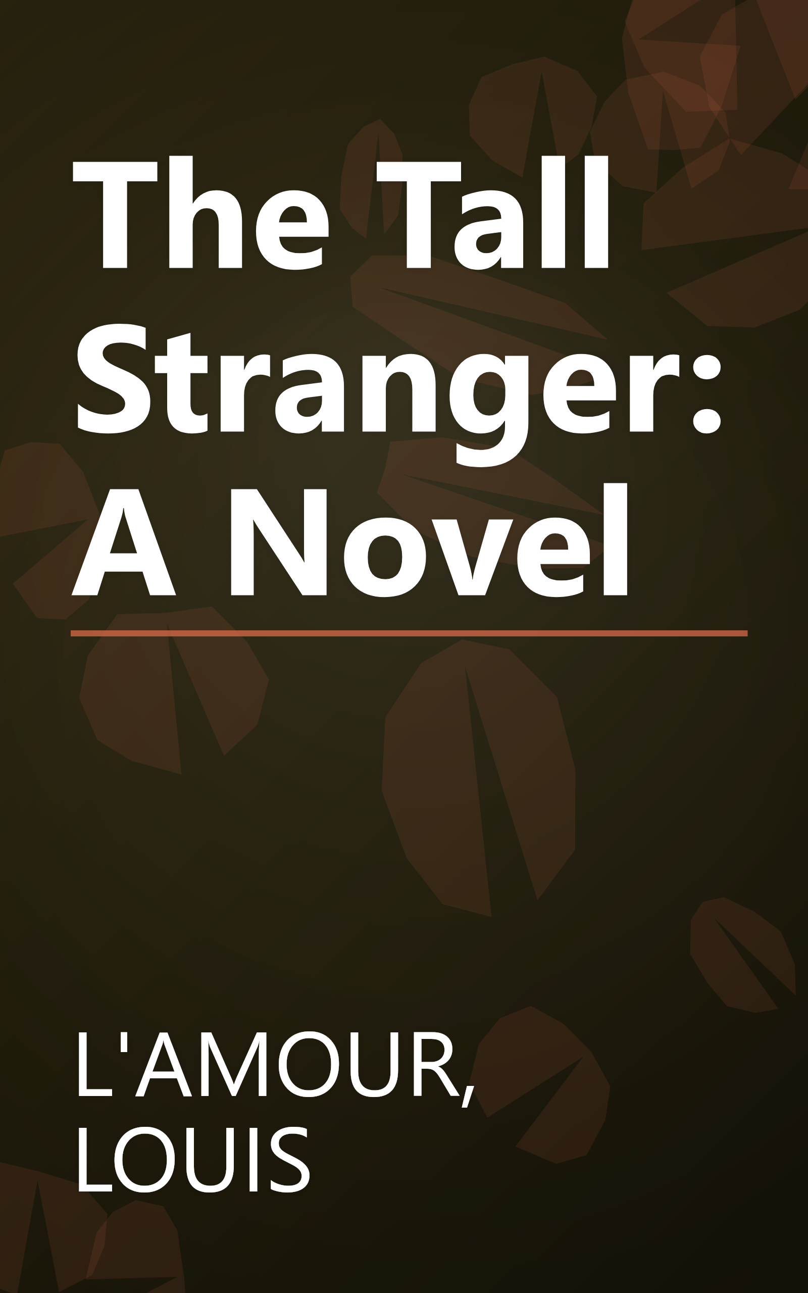 The Tall Stranger: A Novel book cover