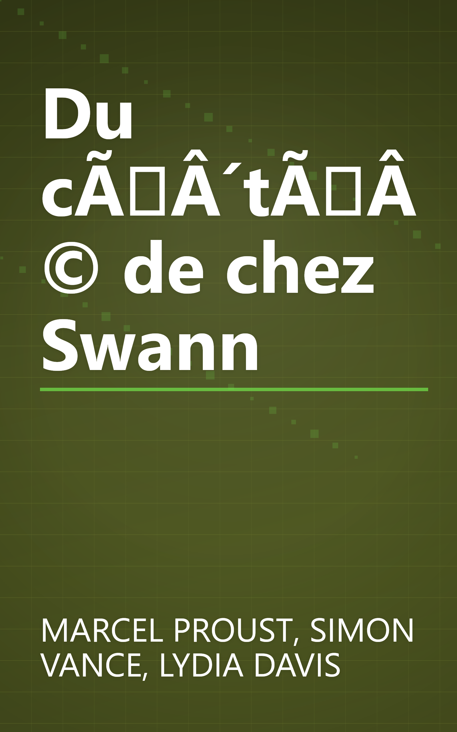 Du cÃÂ´tÃÂ© de chez Swann book cover