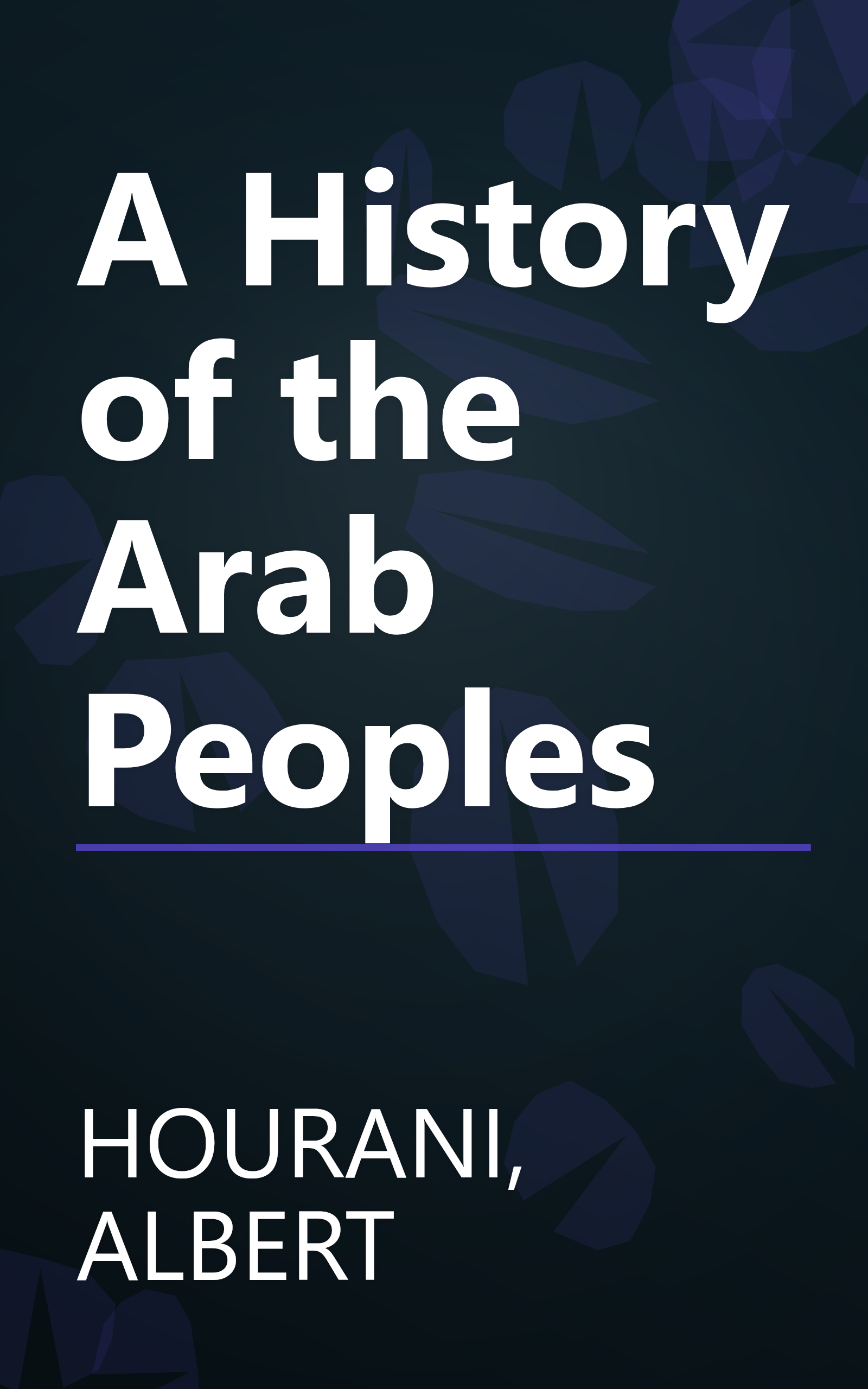 A History of the Arab Peoples book cover