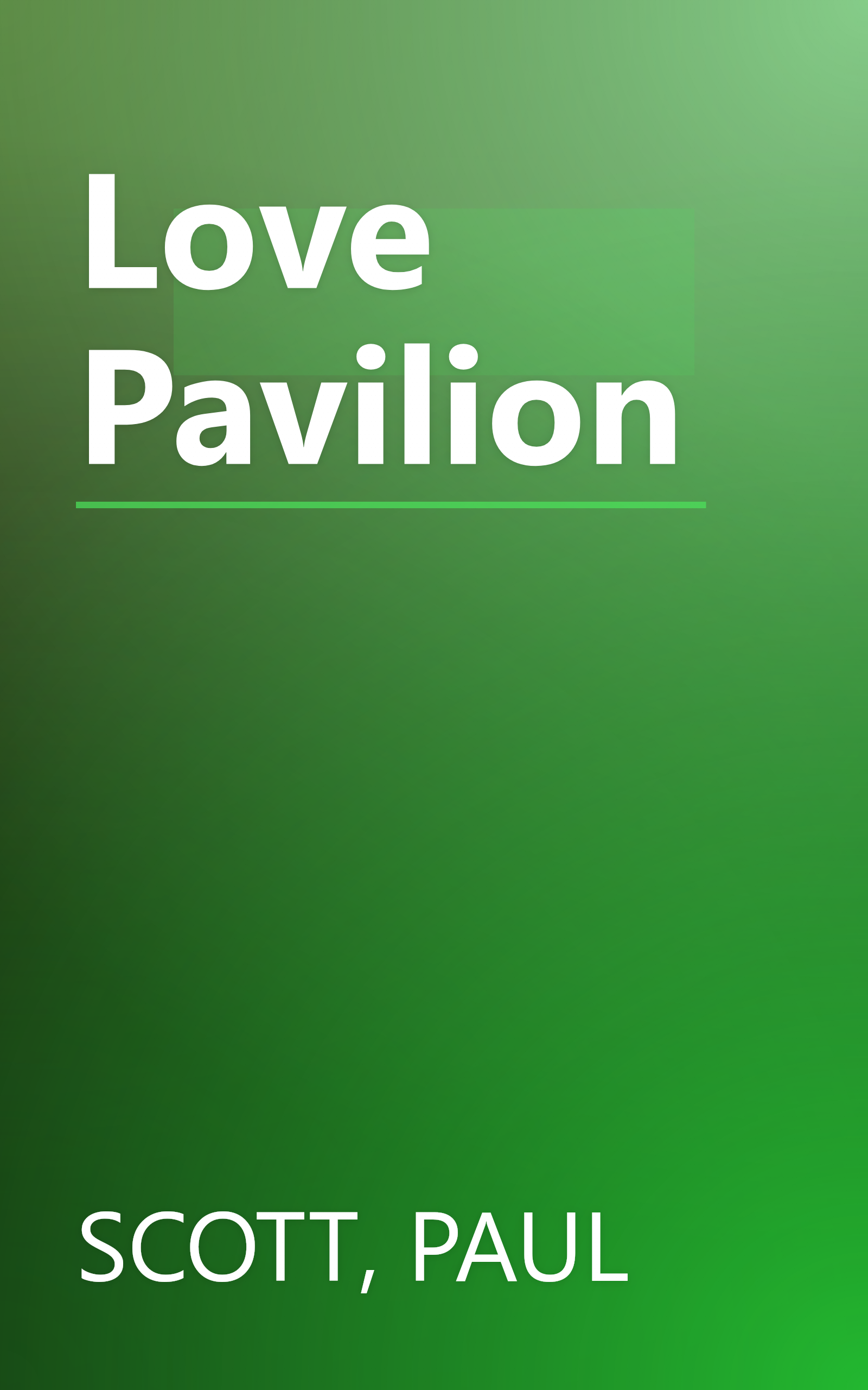 Love Pavilion book cover