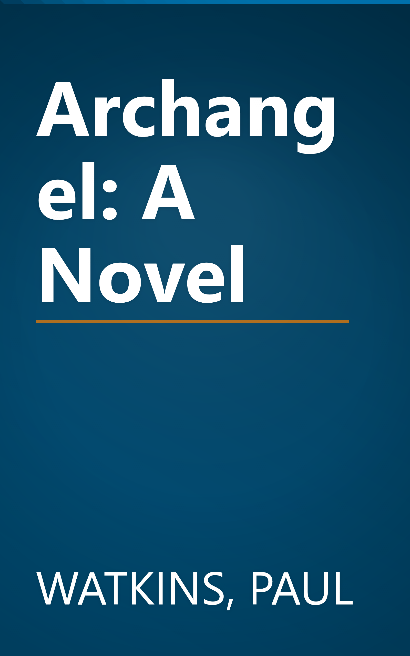 Archangel: A Novel book cover