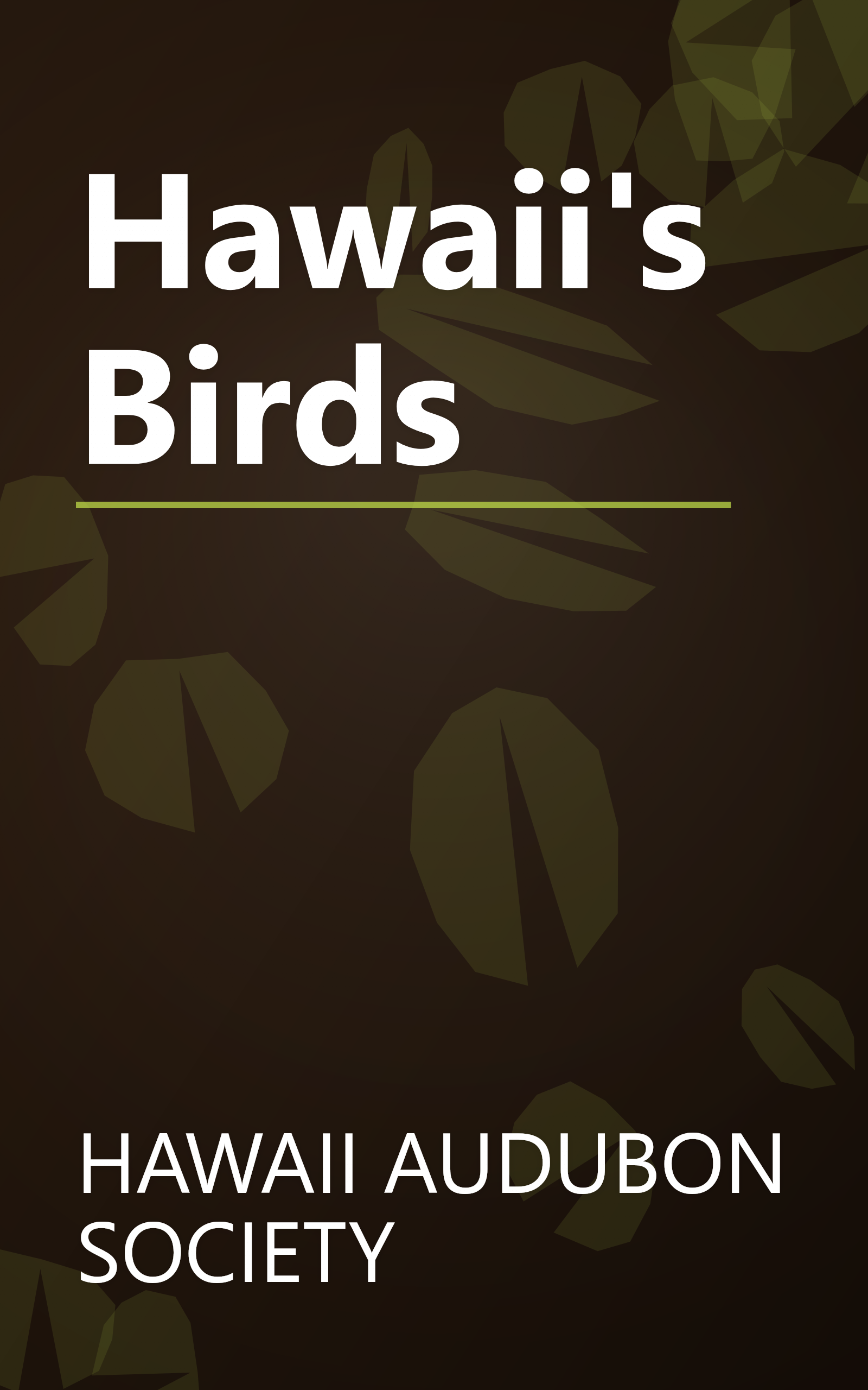 Hawaii's Birds book cover