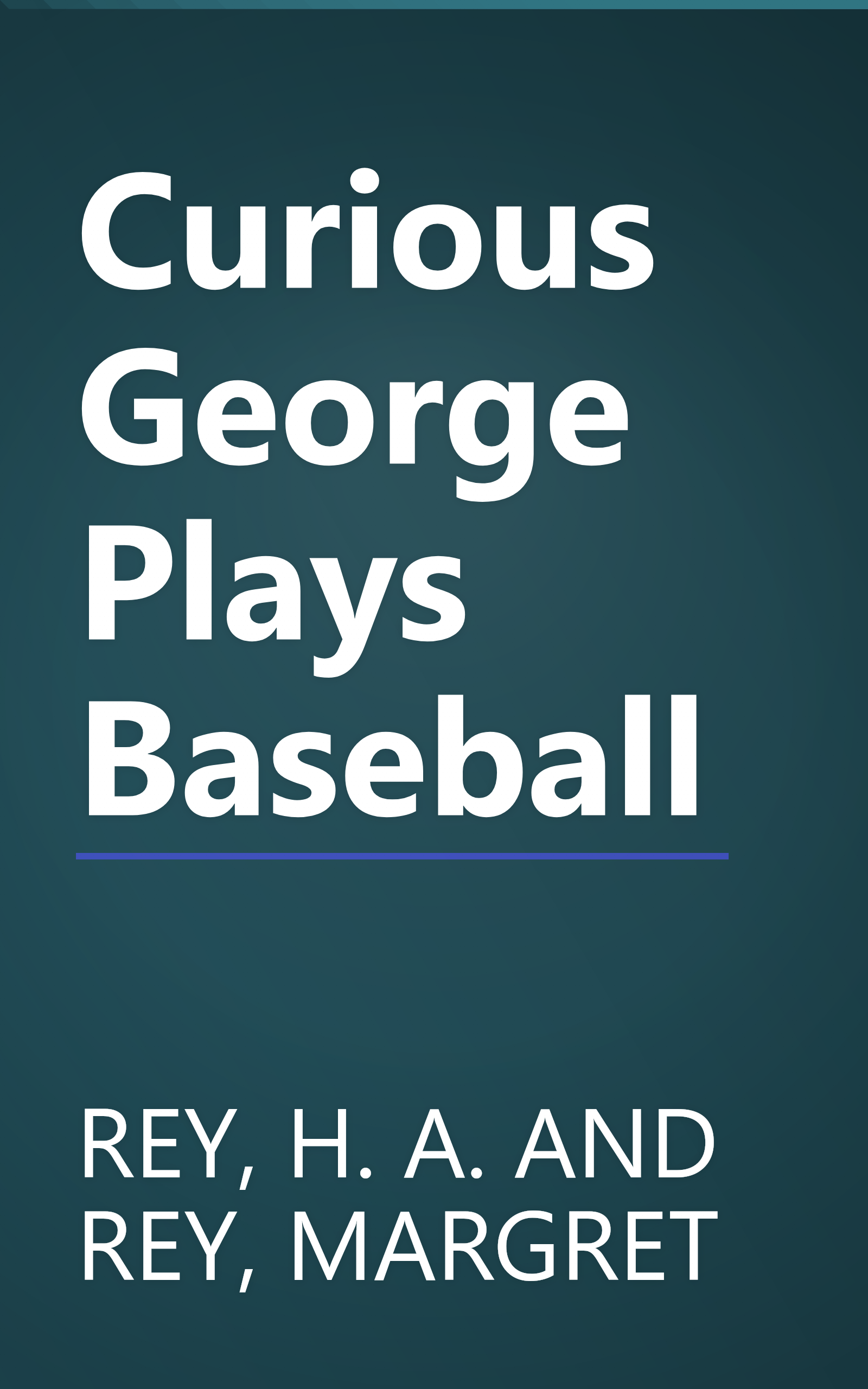 Curious George Plays Baseball book cover