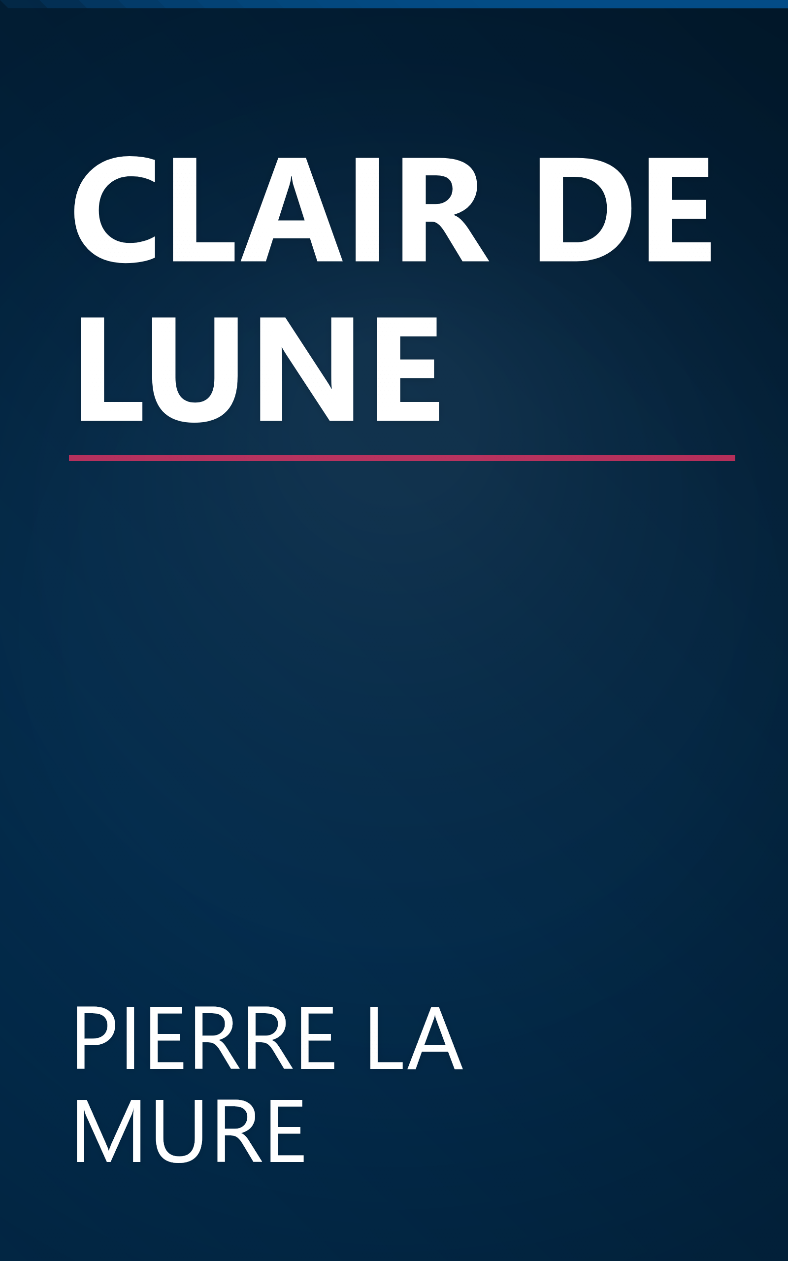 CLAIR DE LUNE book cover