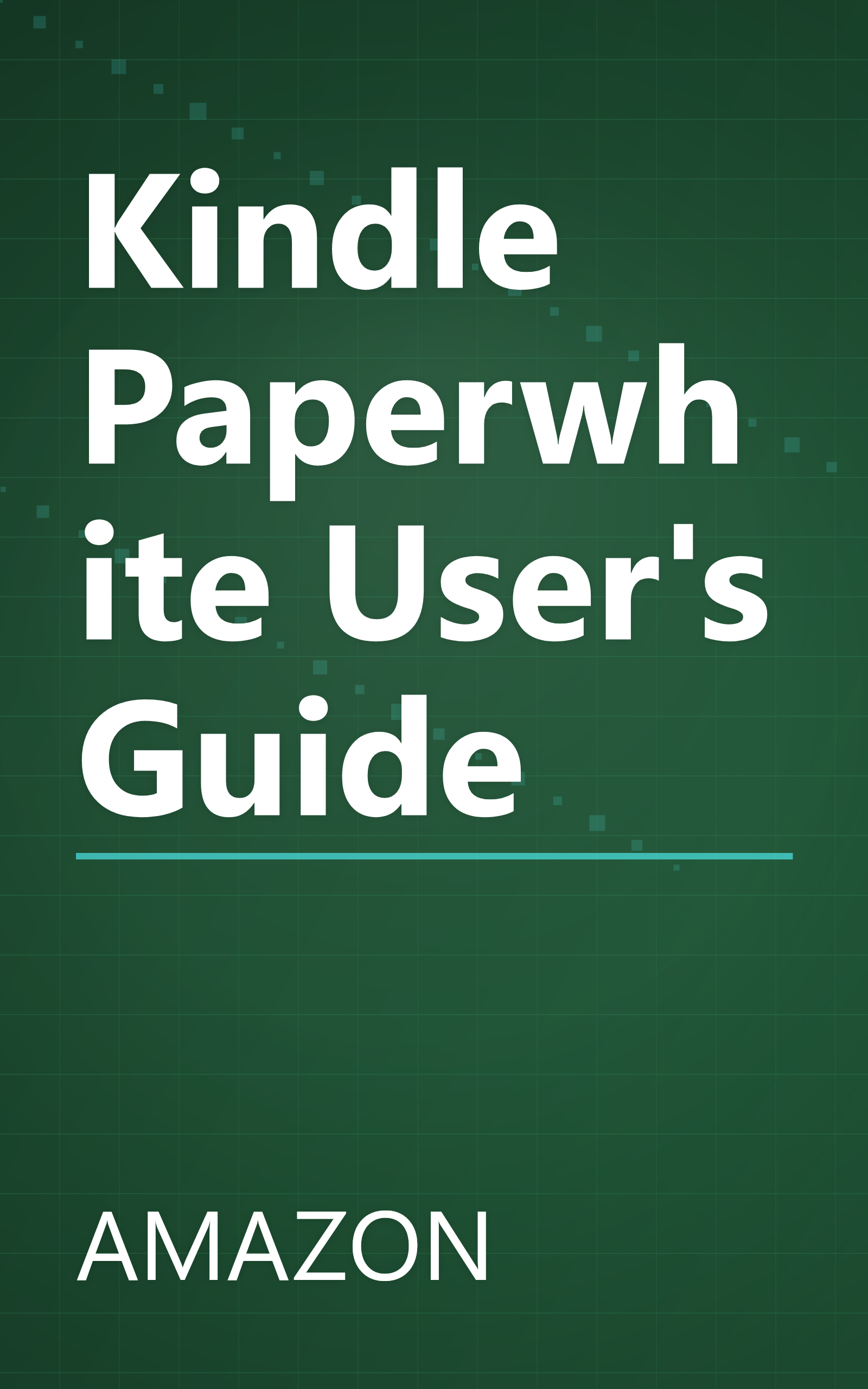 Kindle Paperwhite User's Guide book cover