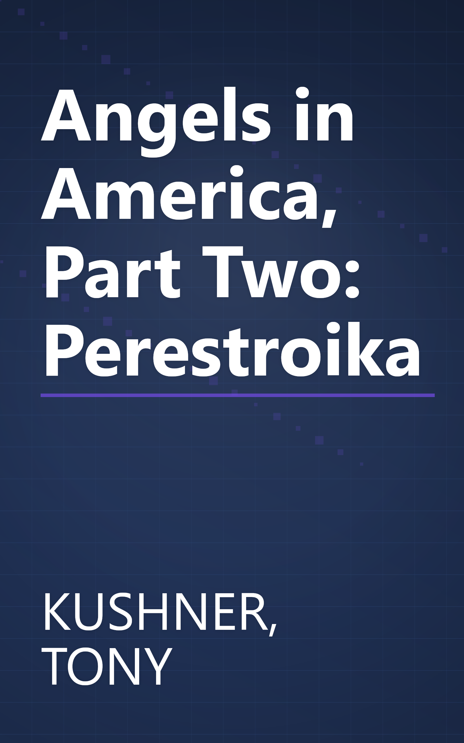 Angels in America, Part Two: Perestroika book cover